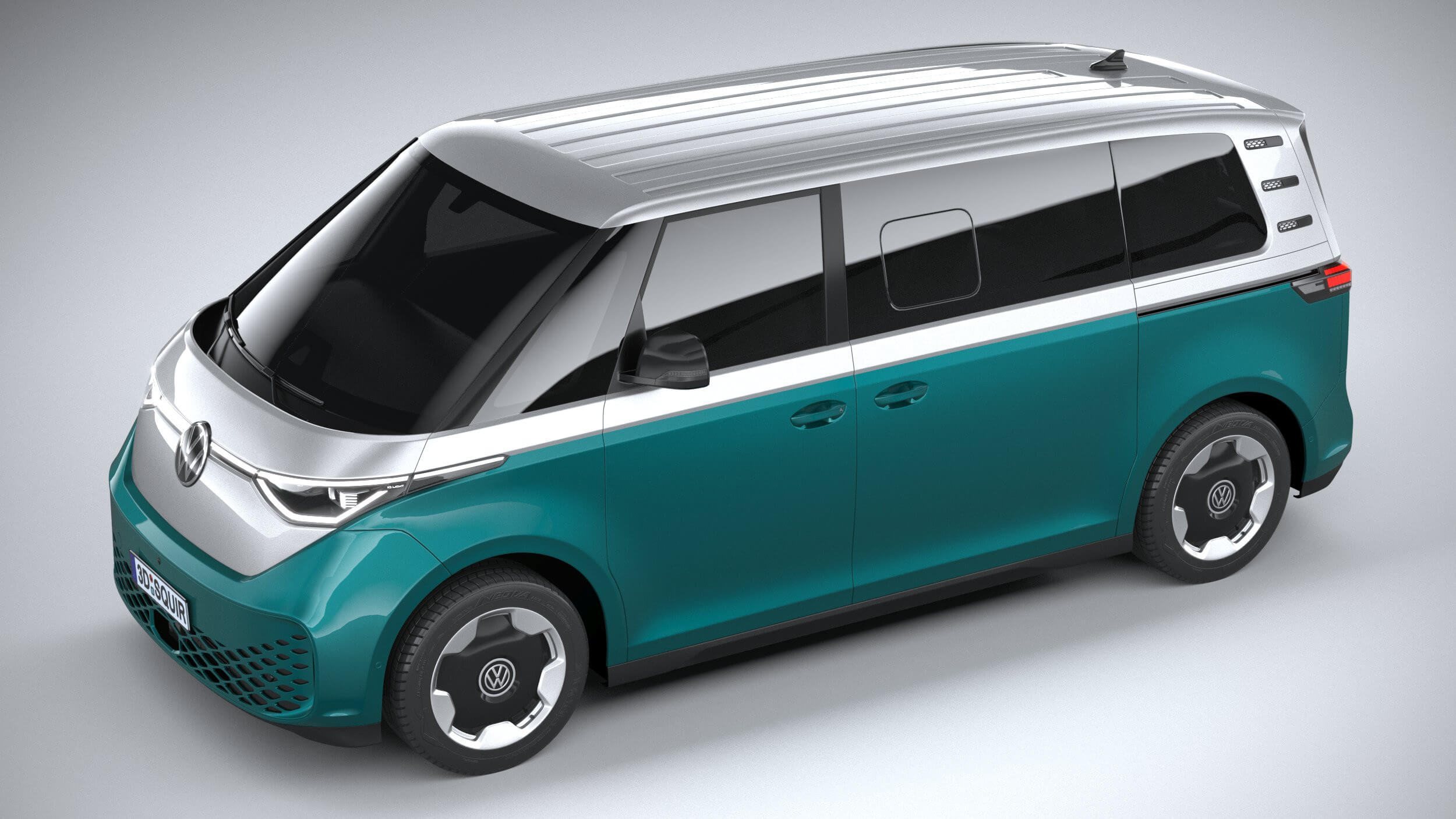 Volkswagen ID Buzz LWB 2023 - 3D Model by SQUIR