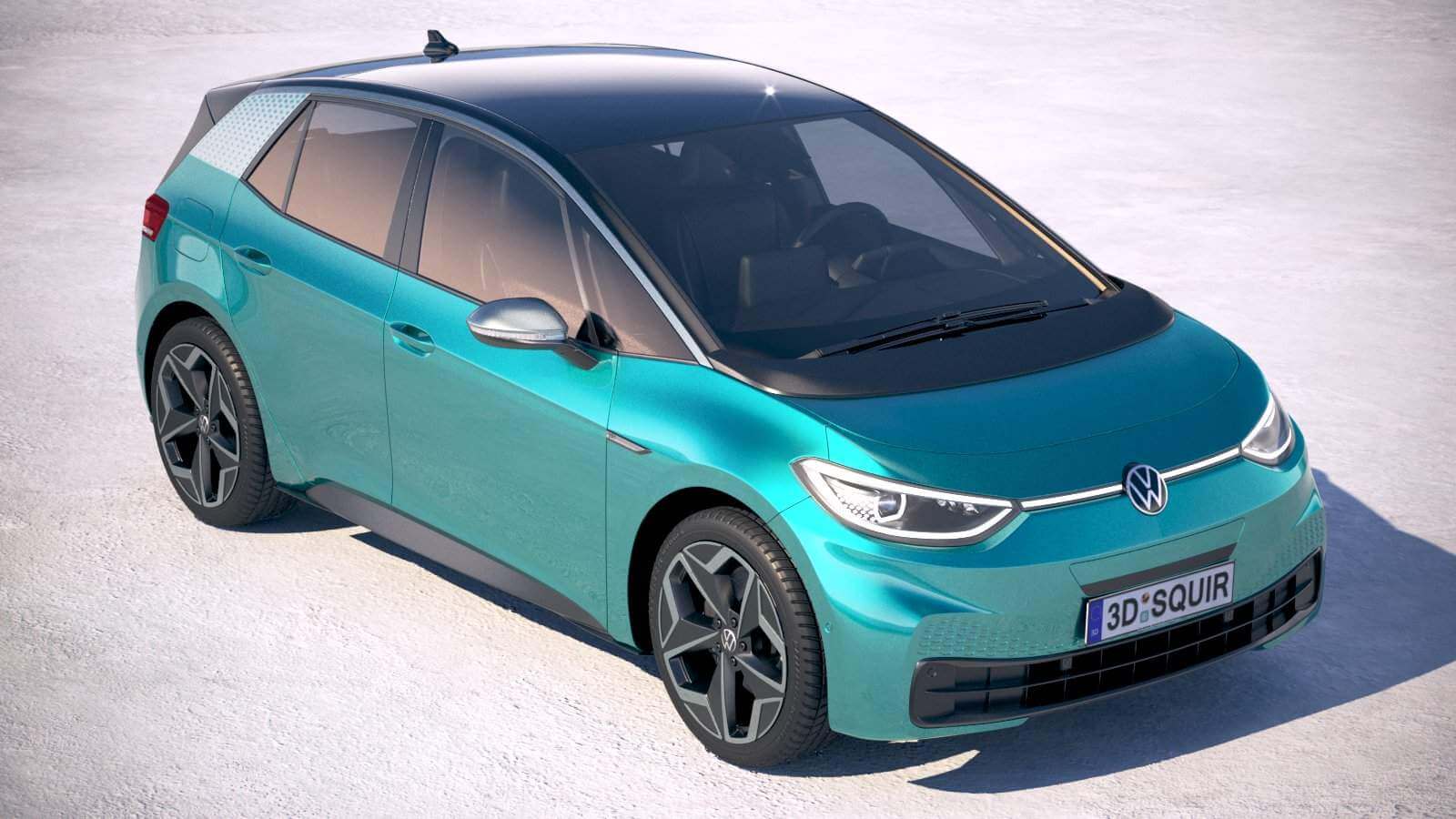 Volkswagen ID3 First Edition 2020 (V-Ray) 3D Model by SQUIR
