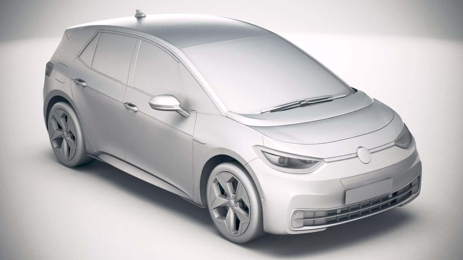 Volkswagen ID3 First Edition 2020 (V-Ray) 3D Model by SQUIR