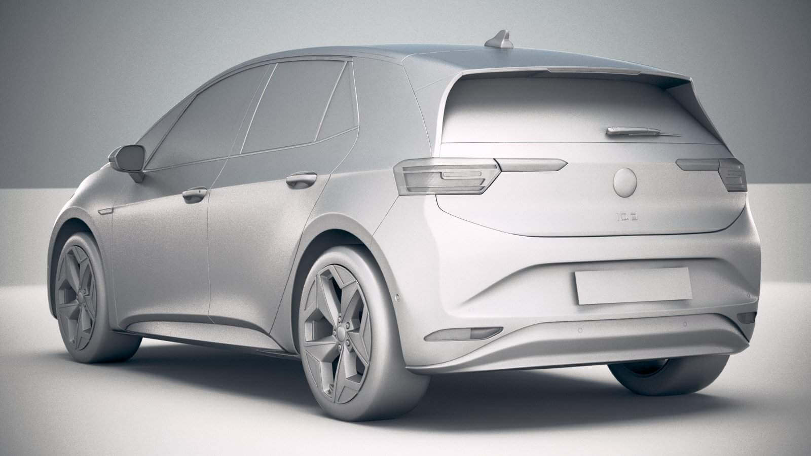 Volkswagen ID3 First Edition 2020 (V-Ray) 3D Model by SQUIR