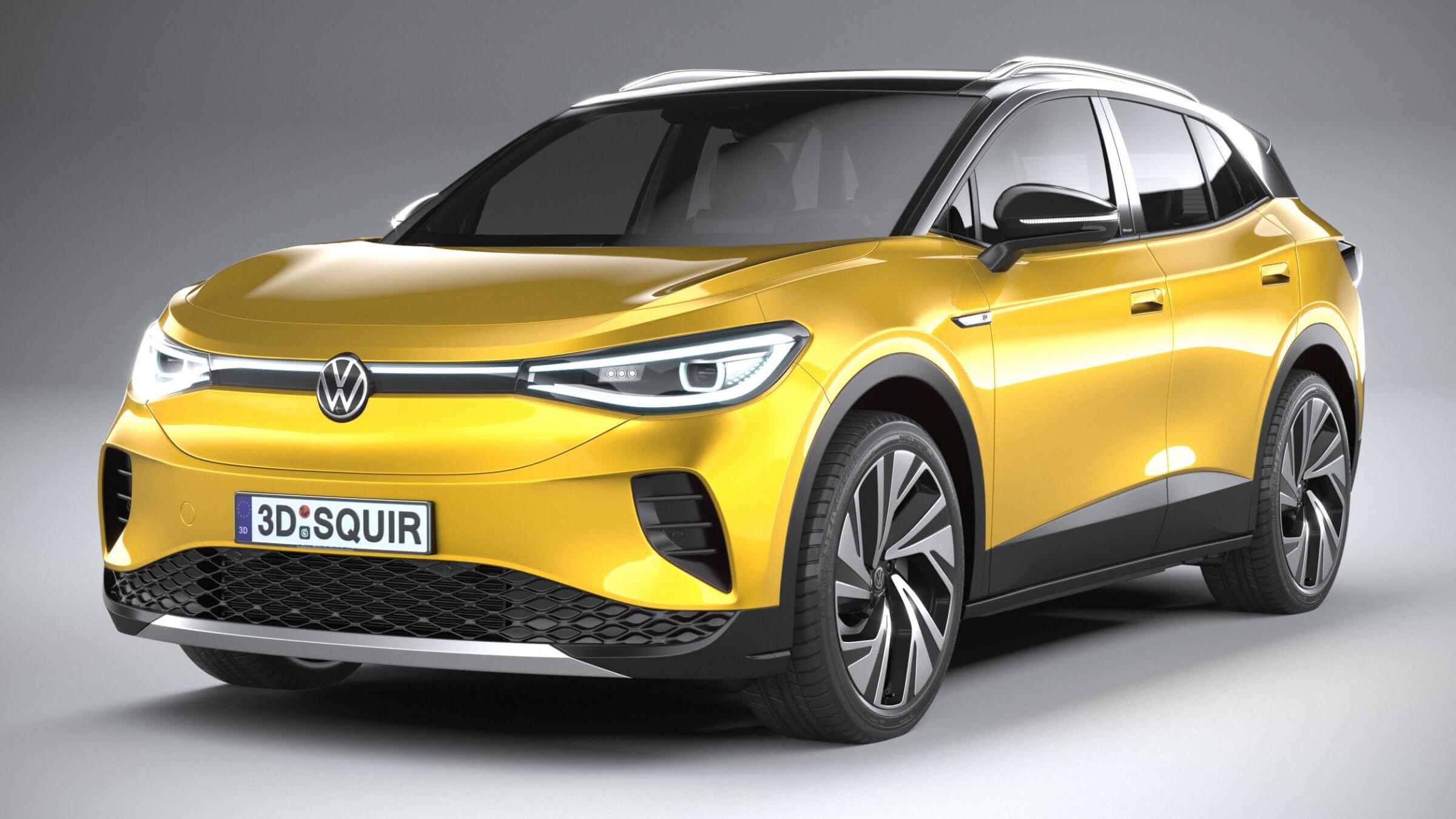 Volkswagen ID4 1st Edition 2021 - 3D Model by SQUIR