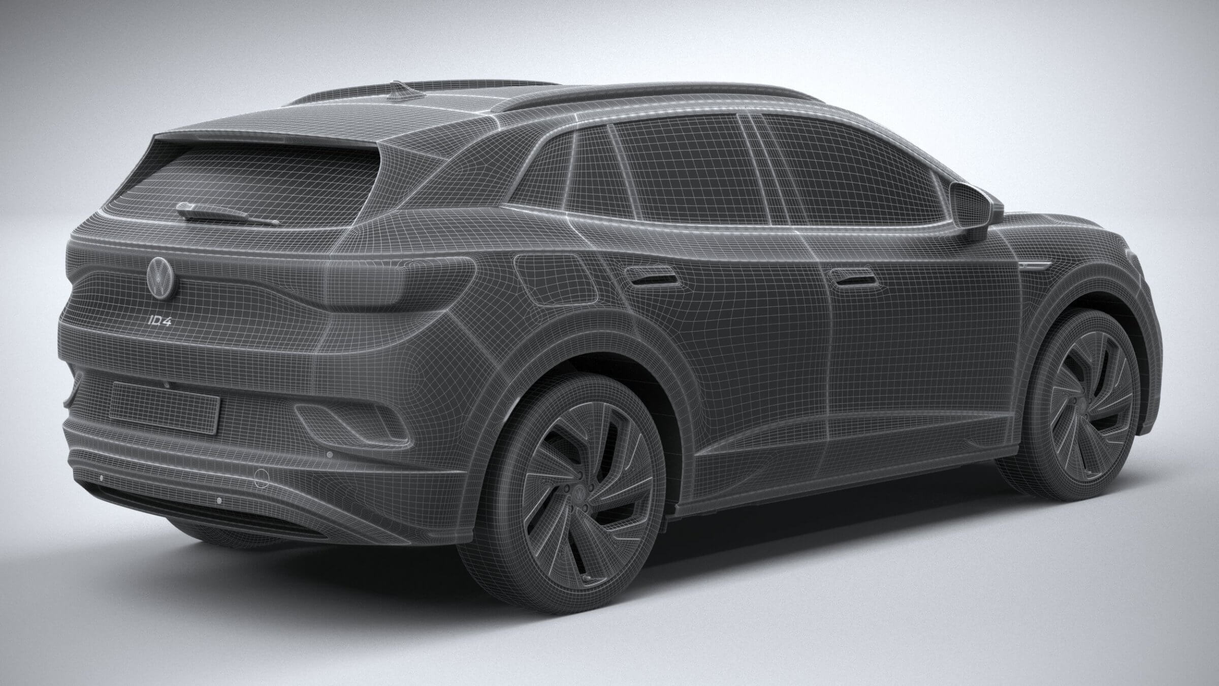 Volkswagen ID4 1st Edition 2021 - 3D Model by SQUIR