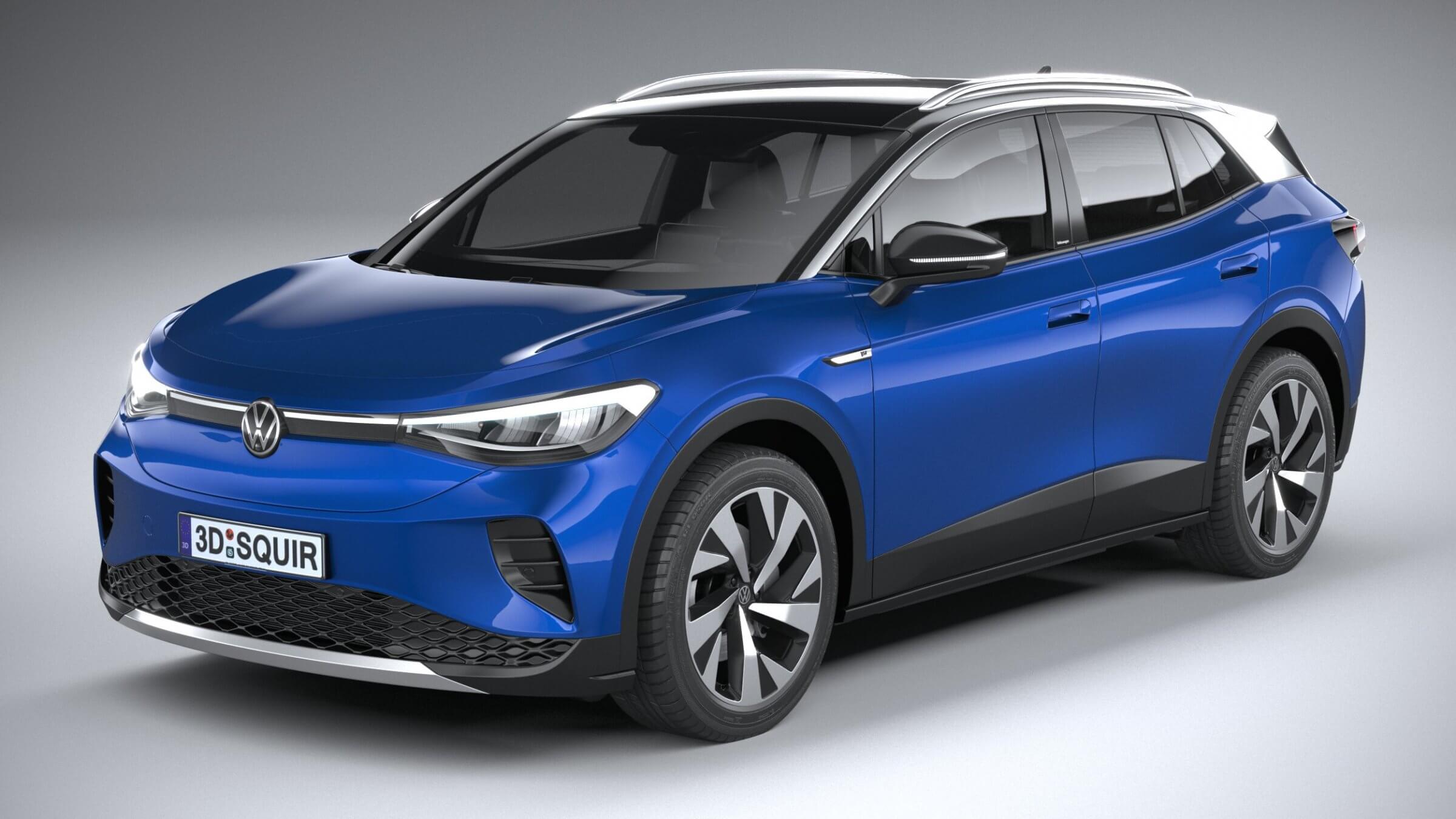 Volkswagen ID4 1st Edition Regular 2021 - 3D Model by SQUIR