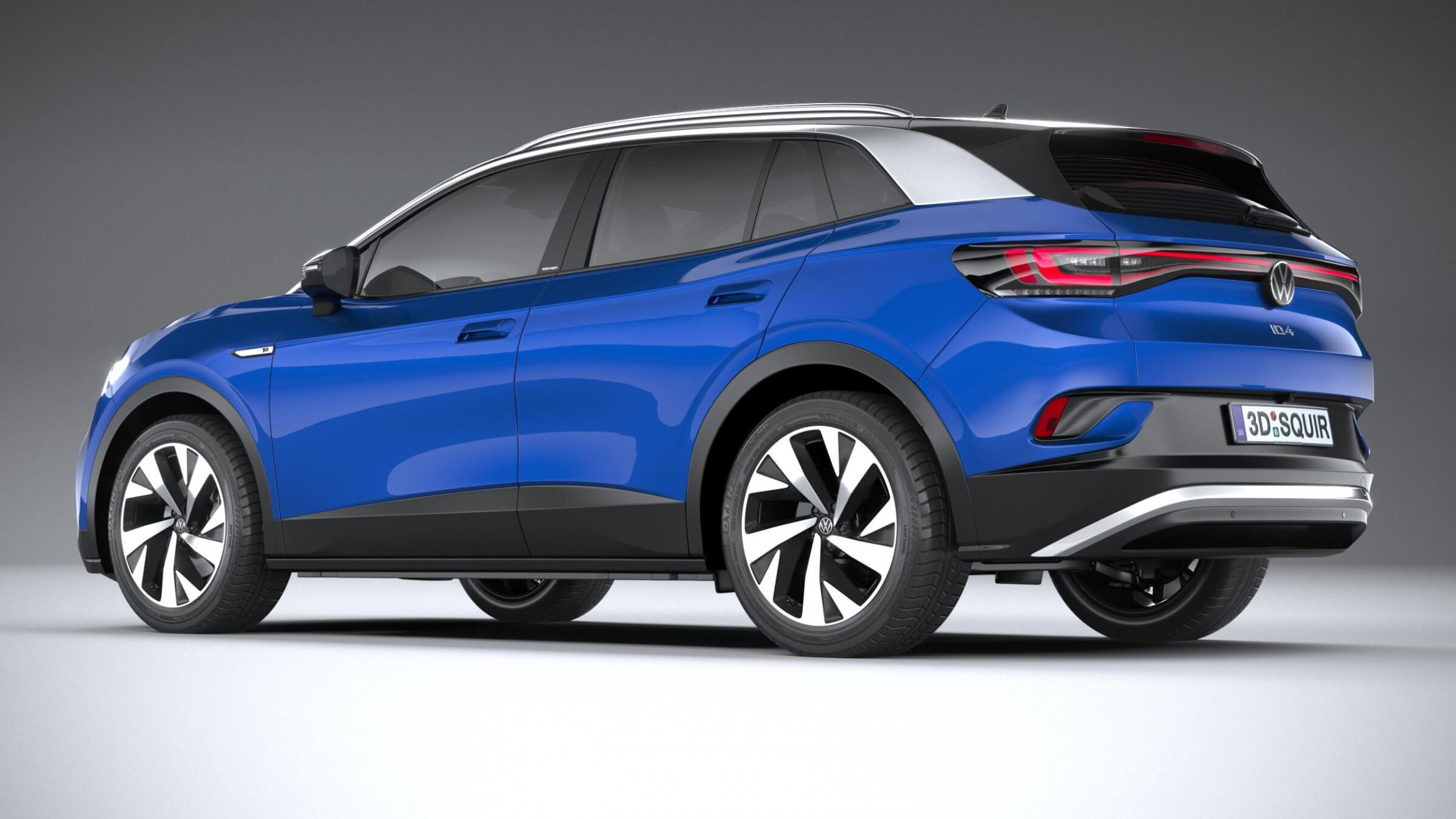 Volkswagen ID4 1st Edition Regular 2021 - 3D Model by SQUIR