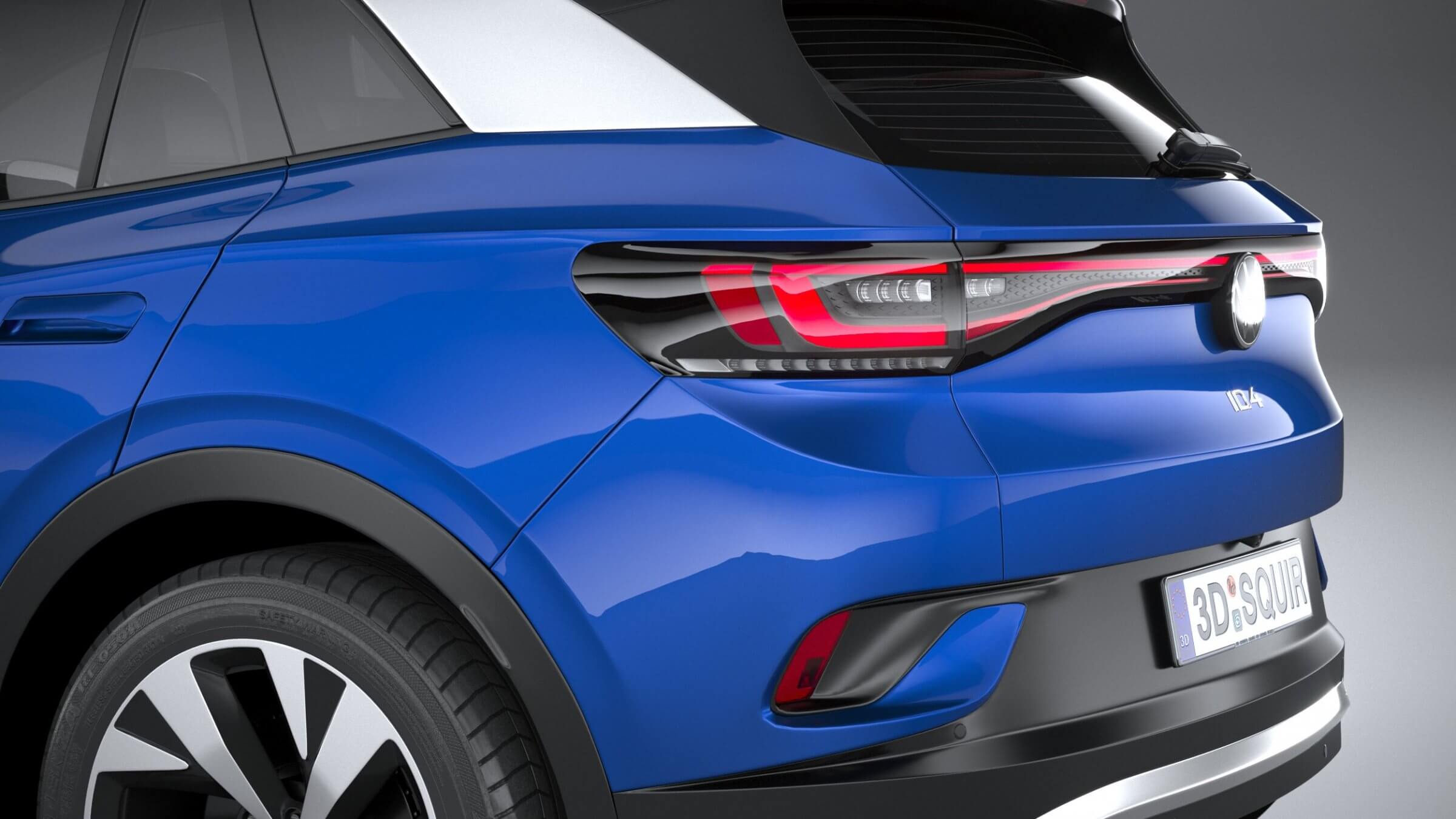 Volkswagen ID4 1st Edition Regular 2021 - 3D Model by SQUIR