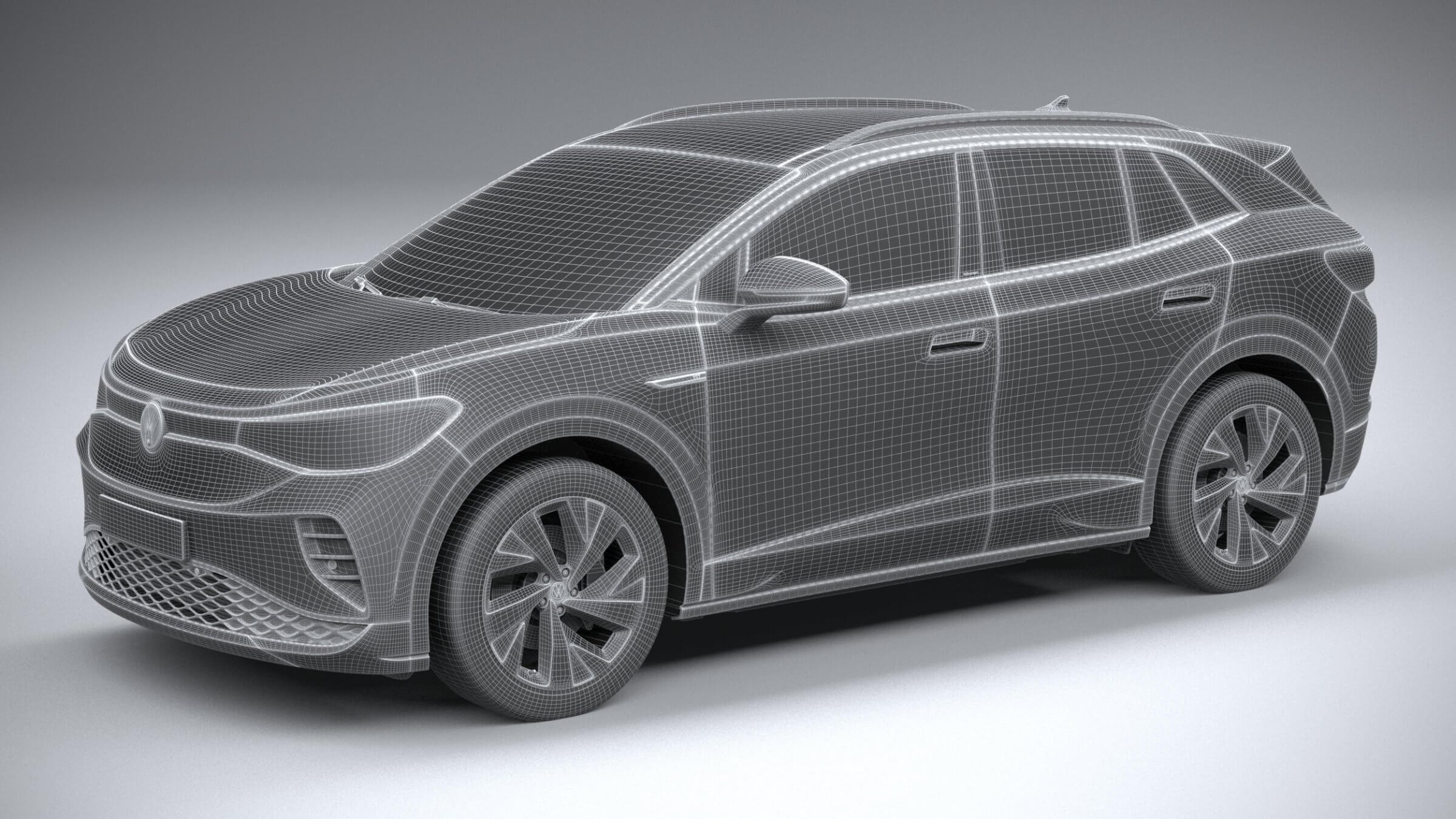 Volkswagen ID4 1st Edition Regular 2021 - 3D Model by SQUIR