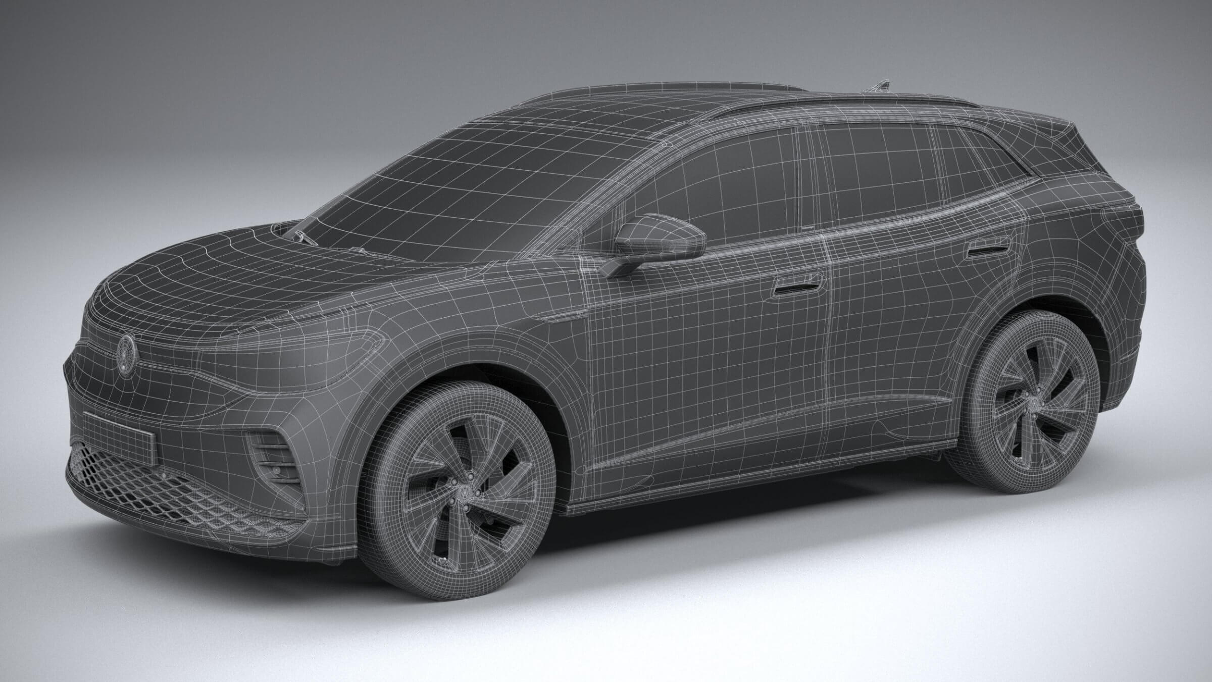 Volkswagen ID4 1st Edition Regular 2021 - 3D Model by SQUIR