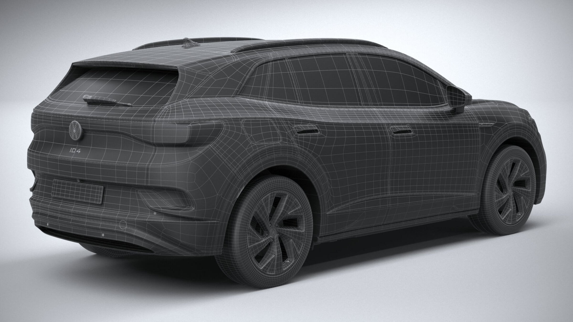 Volkswagen ID4 1st Edition Regular 2021 - 3D Model by SQUIR