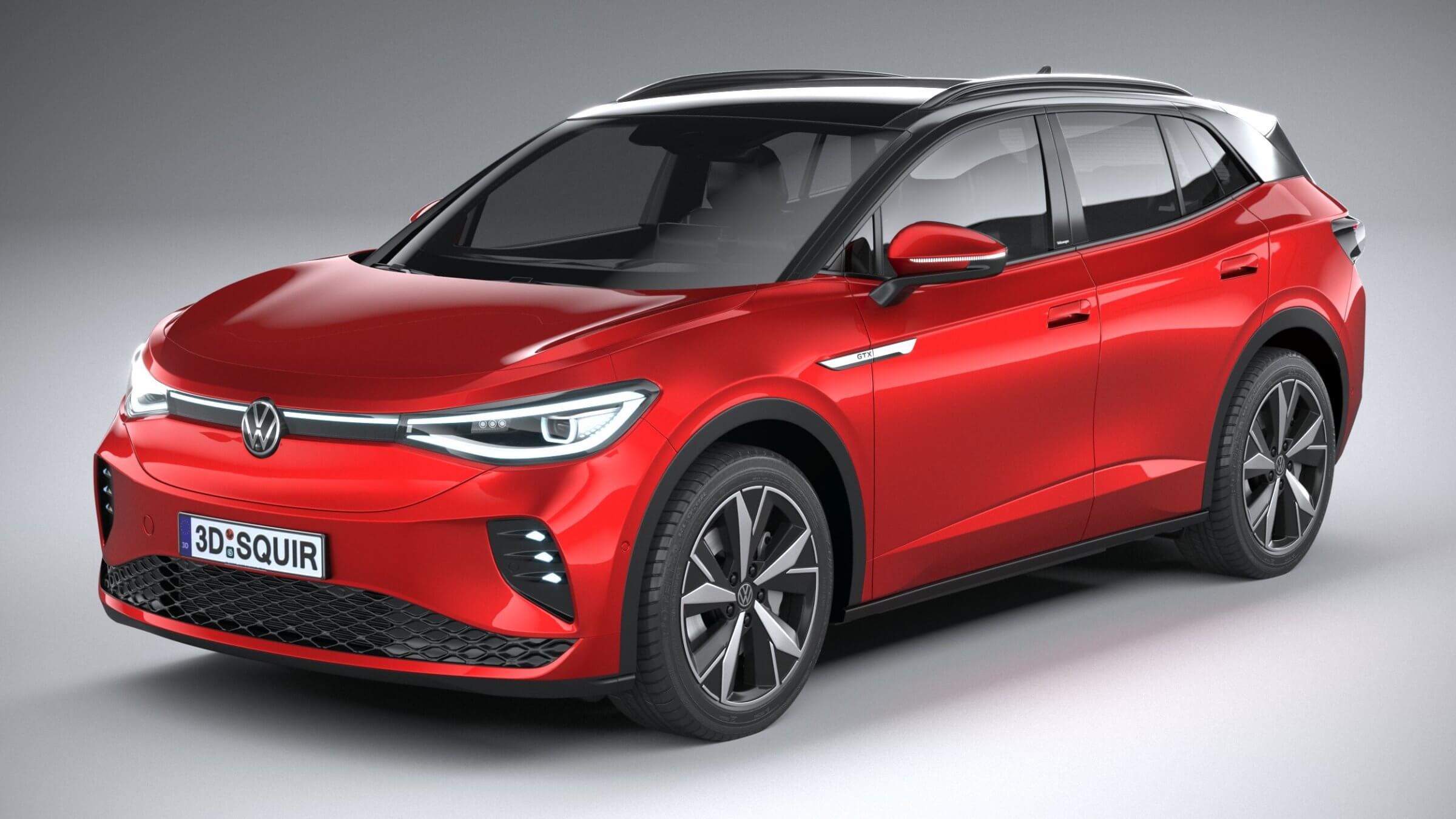 Volkswagen ID4 GTX 2022 - 3D Model by SQUIR