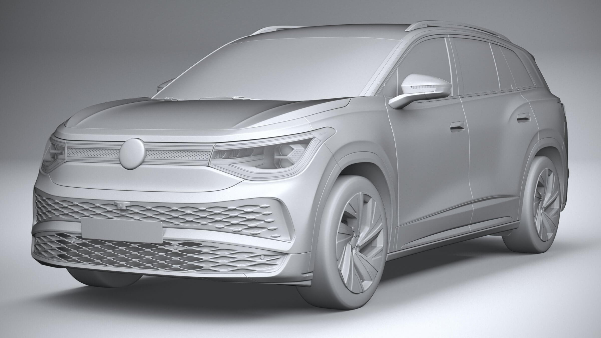 Volkswagen ID6 X 2022 - 3D Model by SQUIR