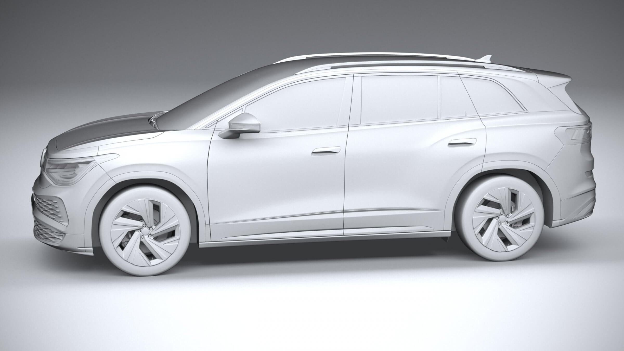 Volkswagen ID6 X 2022 - 3D Model by SQUIR