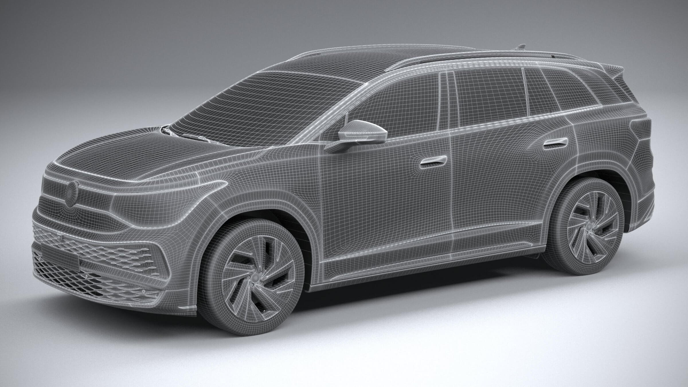 Volkswagen ID6 X 2022 - 3D Model by SQUIR