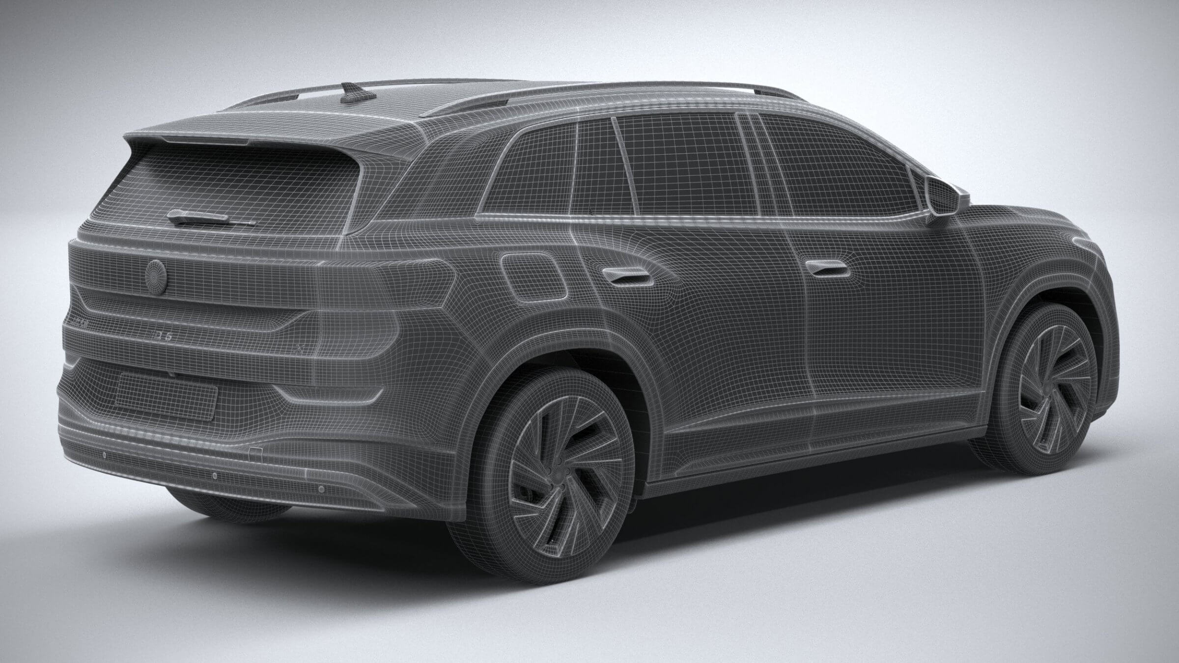 Volkswagen ID6 X 2022 - 3D Model by SQUIR