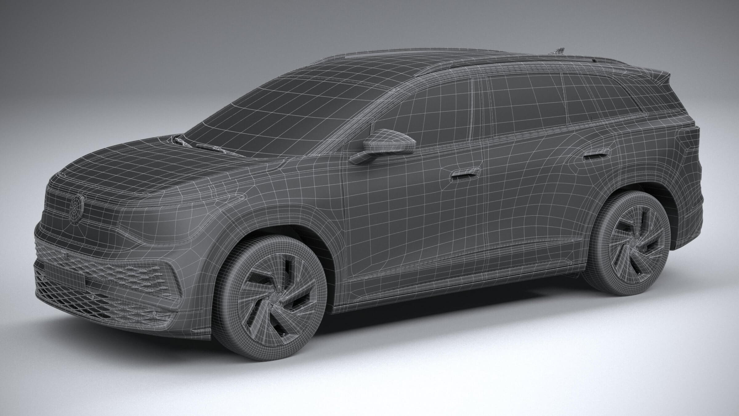 Volkswagen ID6 X 2022 - 3D Model by SQUIR