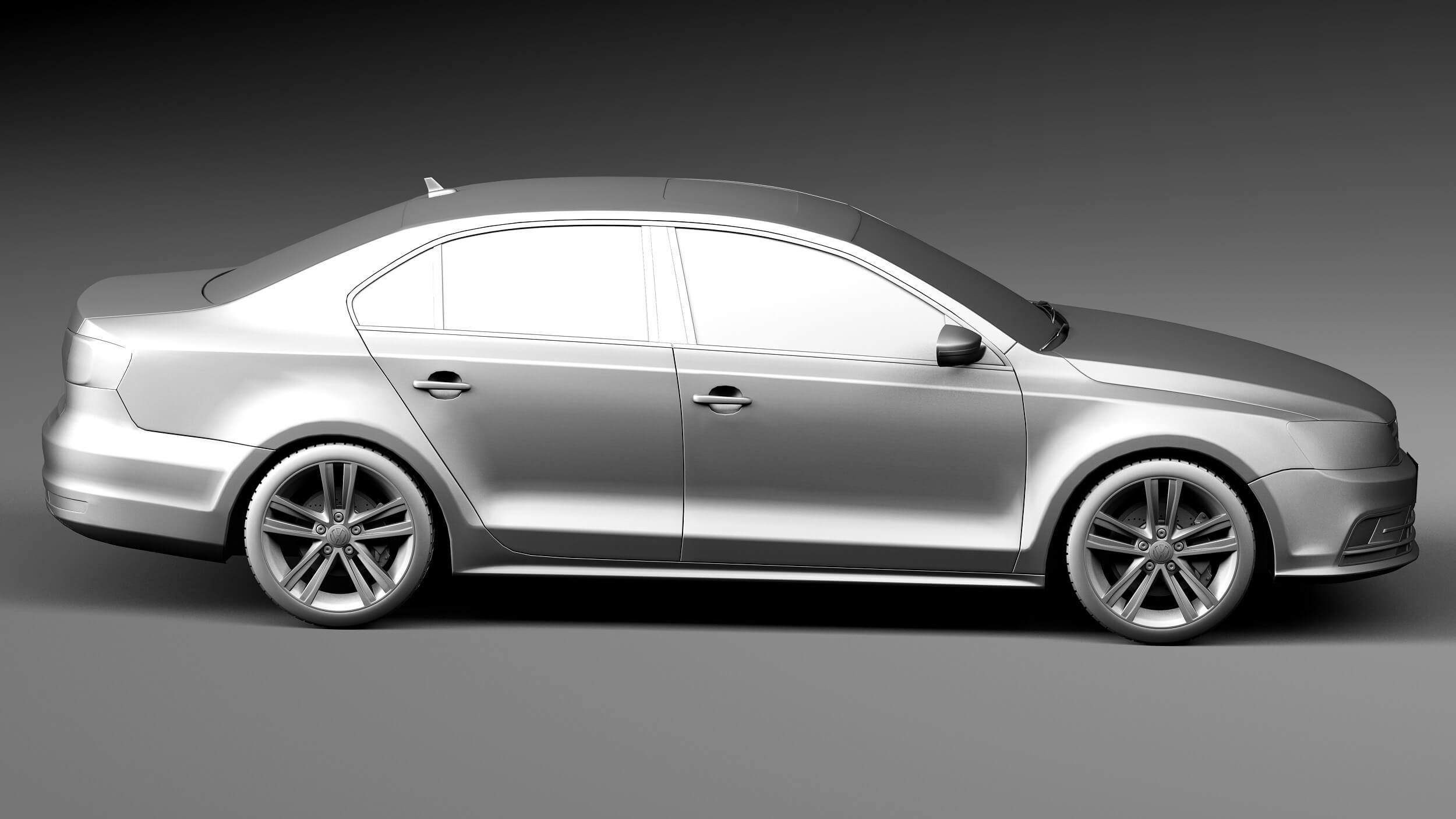 Volkswagen Jetta 2015 - 3D Model by SQUIR