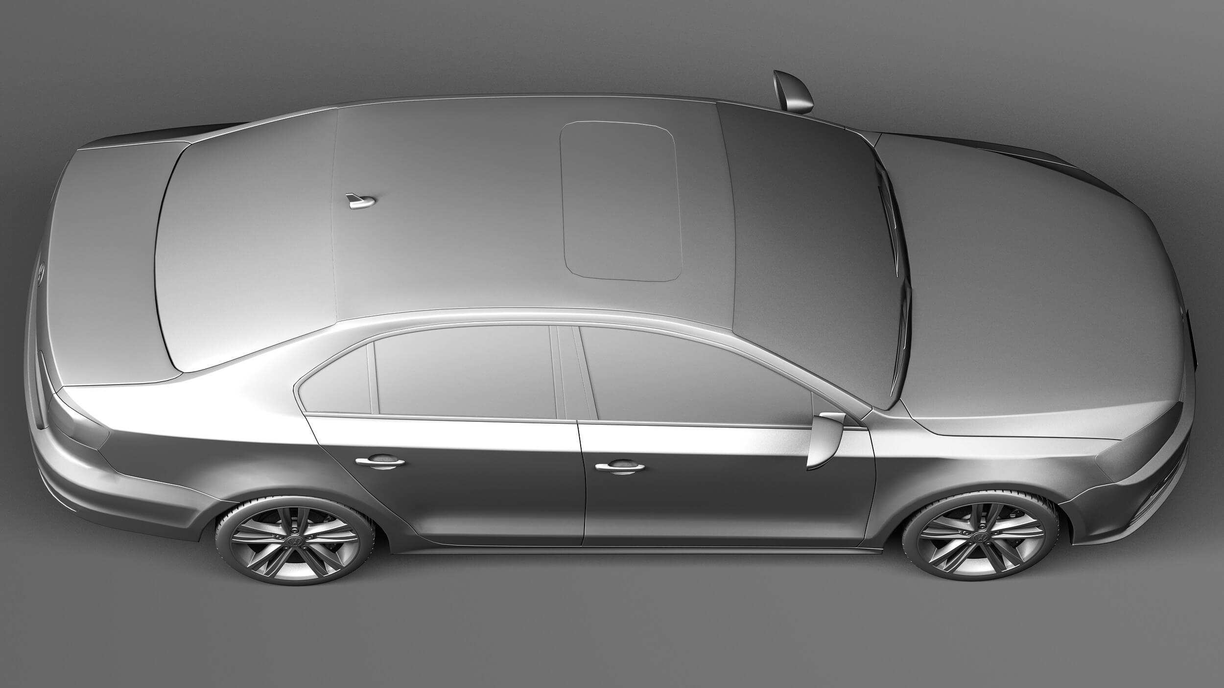 Volkswagen Jetta 2015 - 3D Model by SQUIR