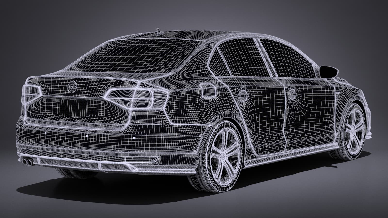 Volkswagen Jetta GLI 2017 USA - 3D Model by SQUIR