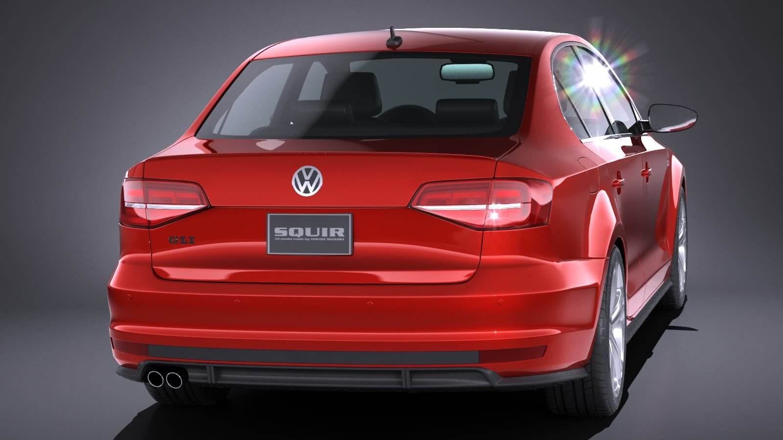 Volkswagen Jetta GLI 2017 - 3D Model by SQUIR