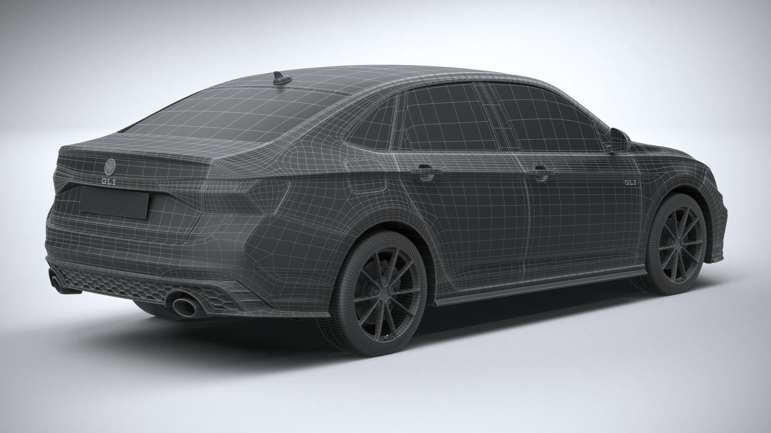 Volkswagen Jetta GLI 2025 - 3D Model by SQUIR