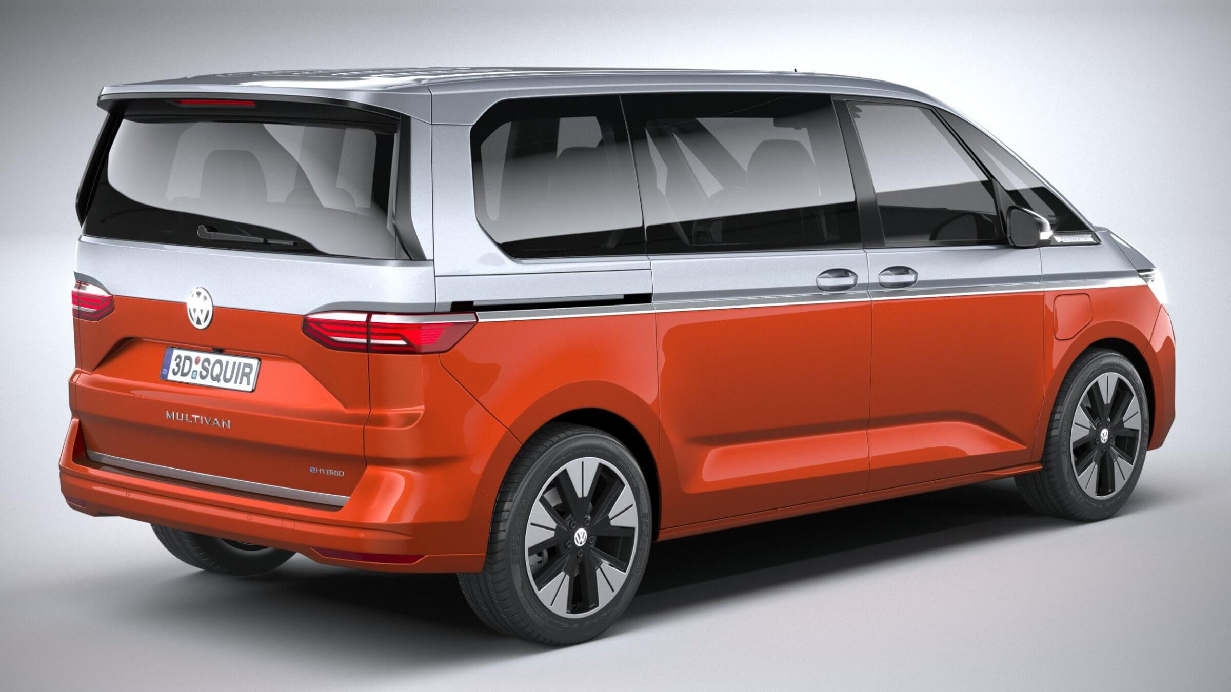 Volkswagen Multivan 2022 - 3D Model by SQUIR
