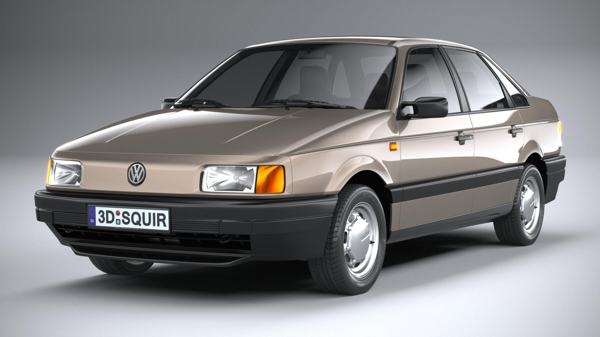 Volkswagen Passat B3 Sedan - 3D Model by SQUIR