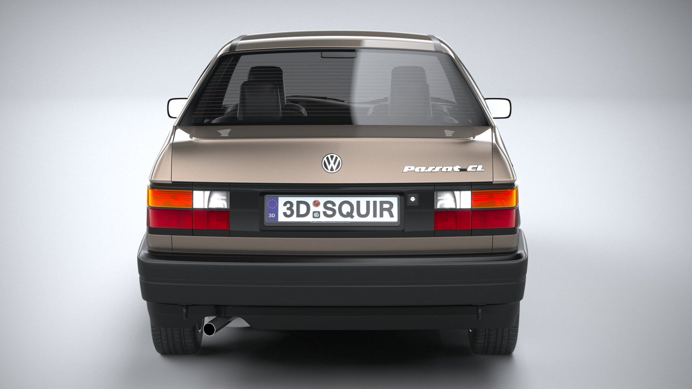 Volkswagen Passat B3 Sedan - 3D Model by SQUIR