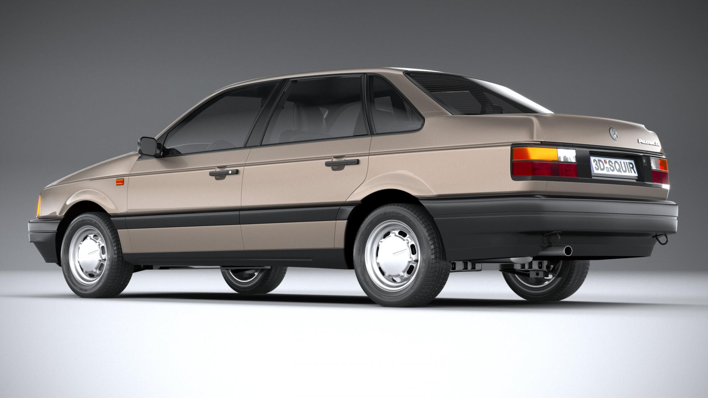 Volkswagen Passat B3 Sedan - 3D Model by SQUIR