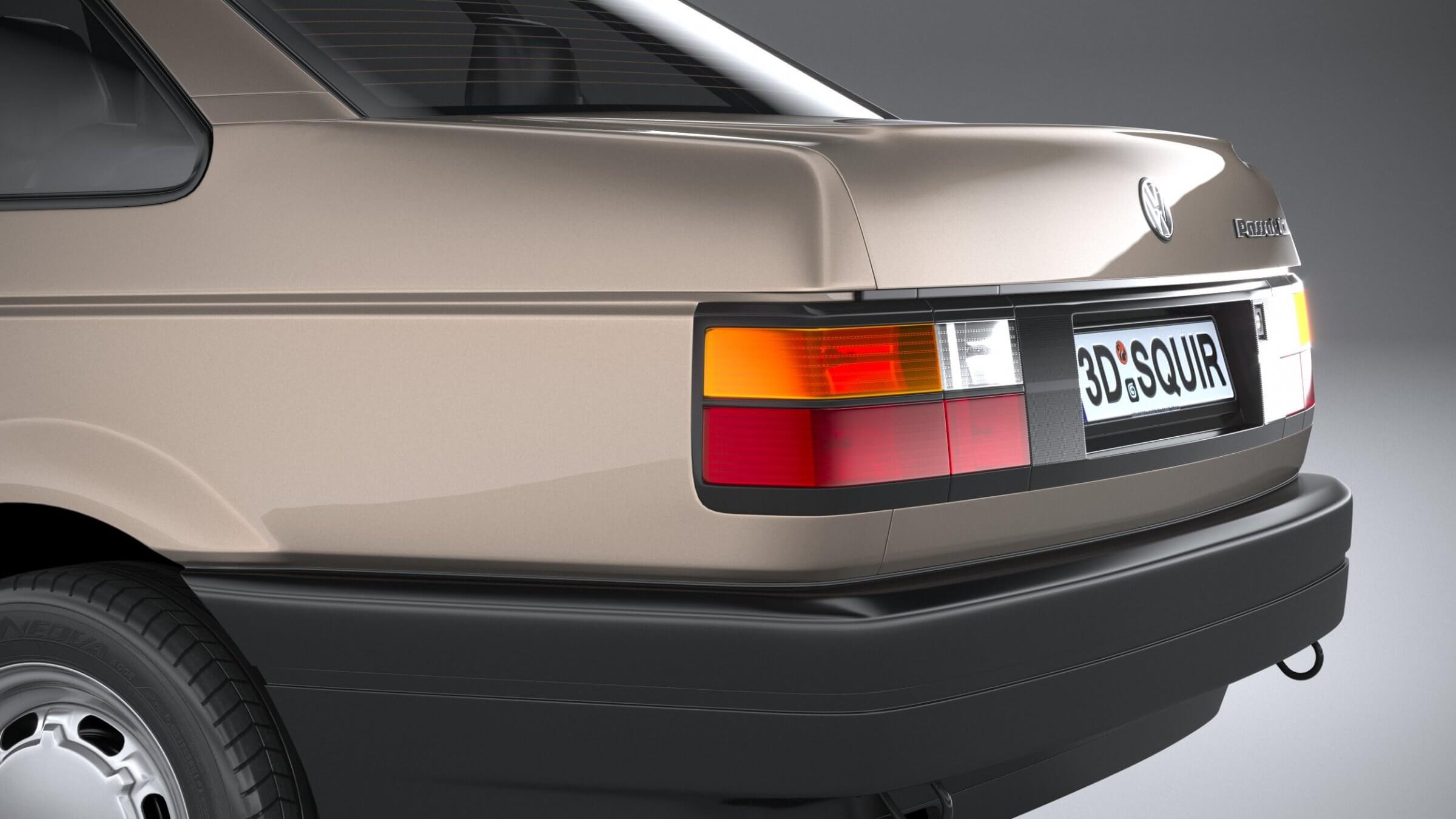 Volkswagen Passat B3 Sedan - 3D Model by SQUIR