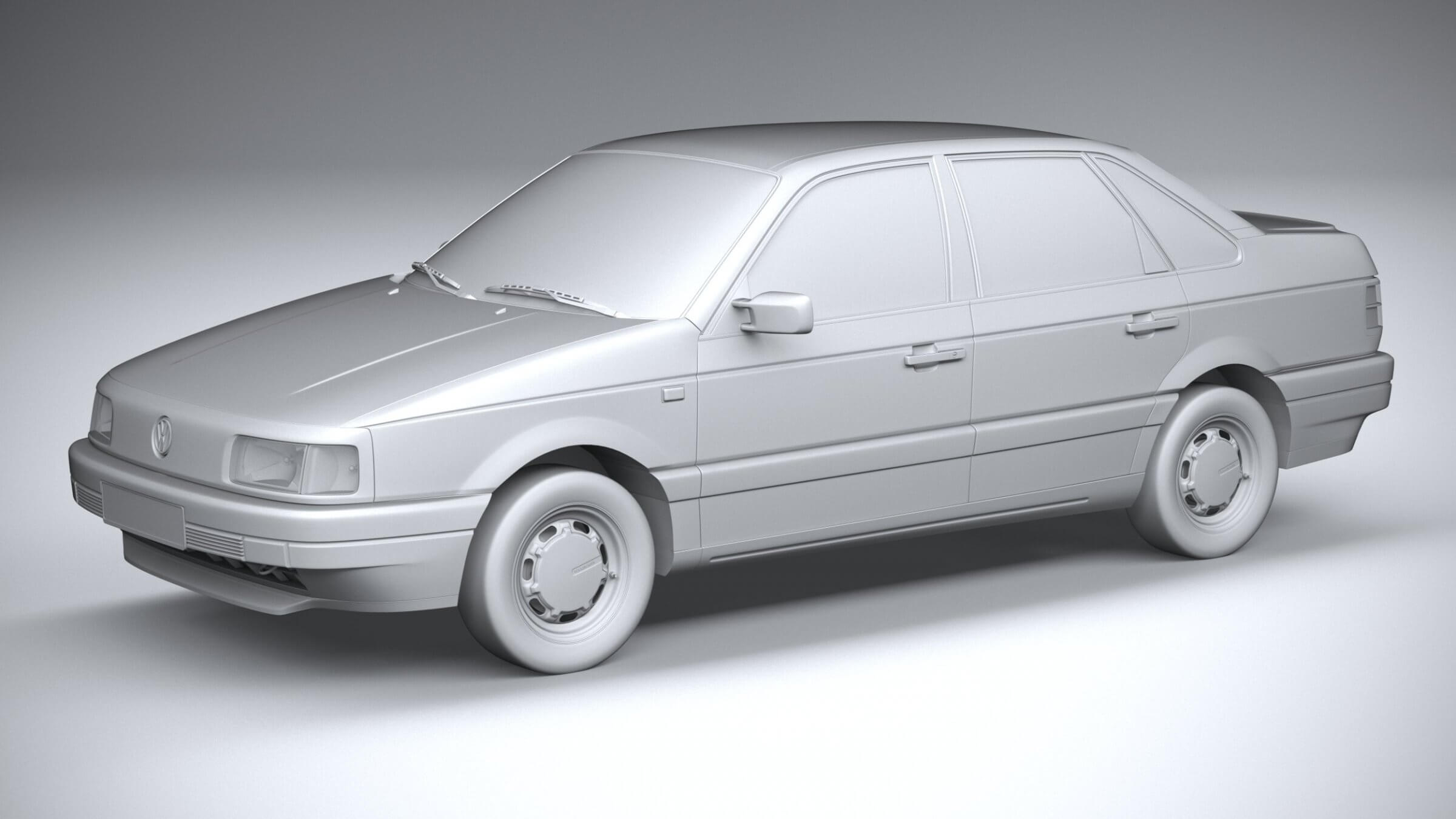Volkswagen Passat B3 Sedan - 3D Model by SQUIR