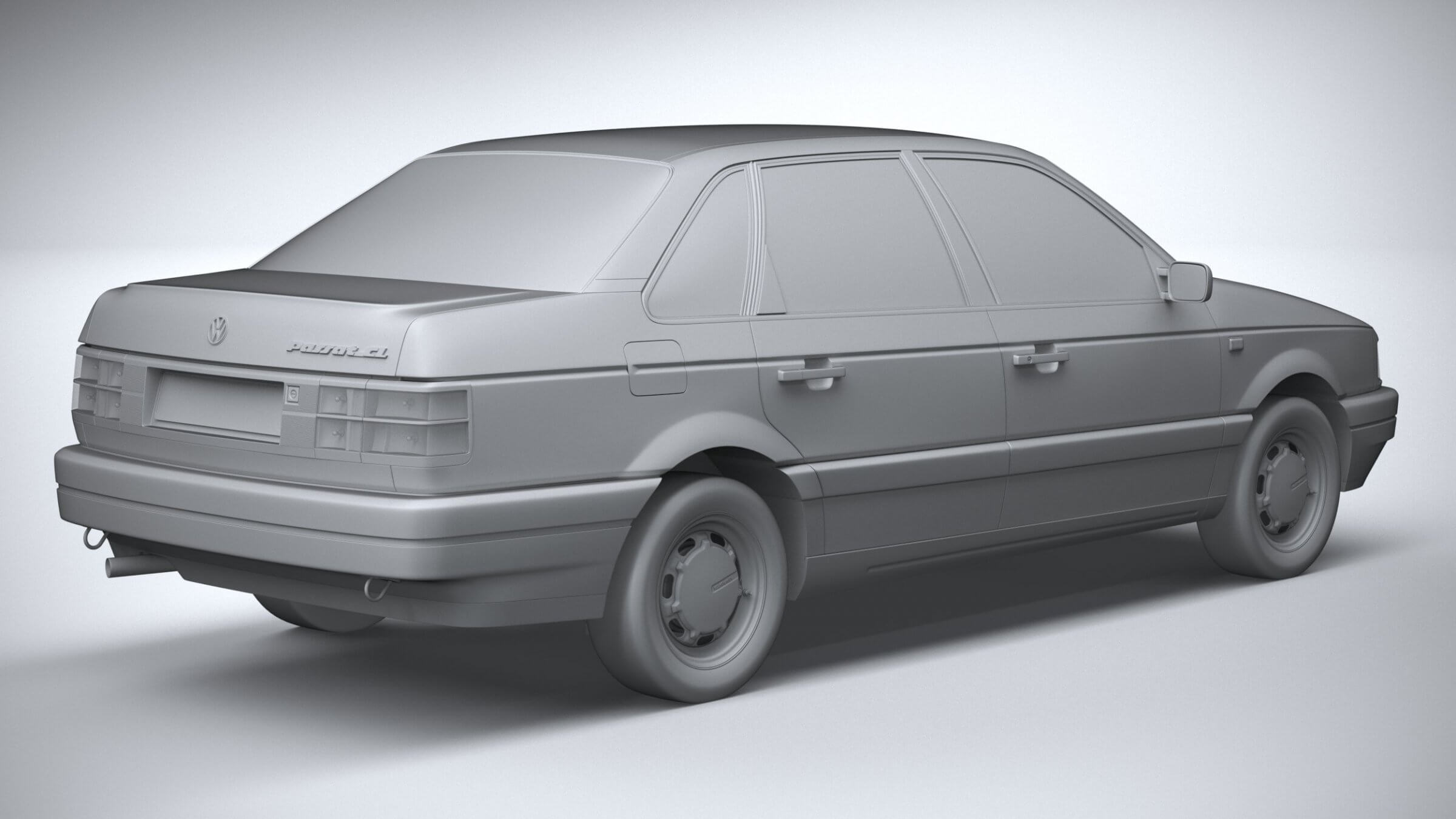 Volkswagen Passat B3 Sedan - 3D Model by SQUIR