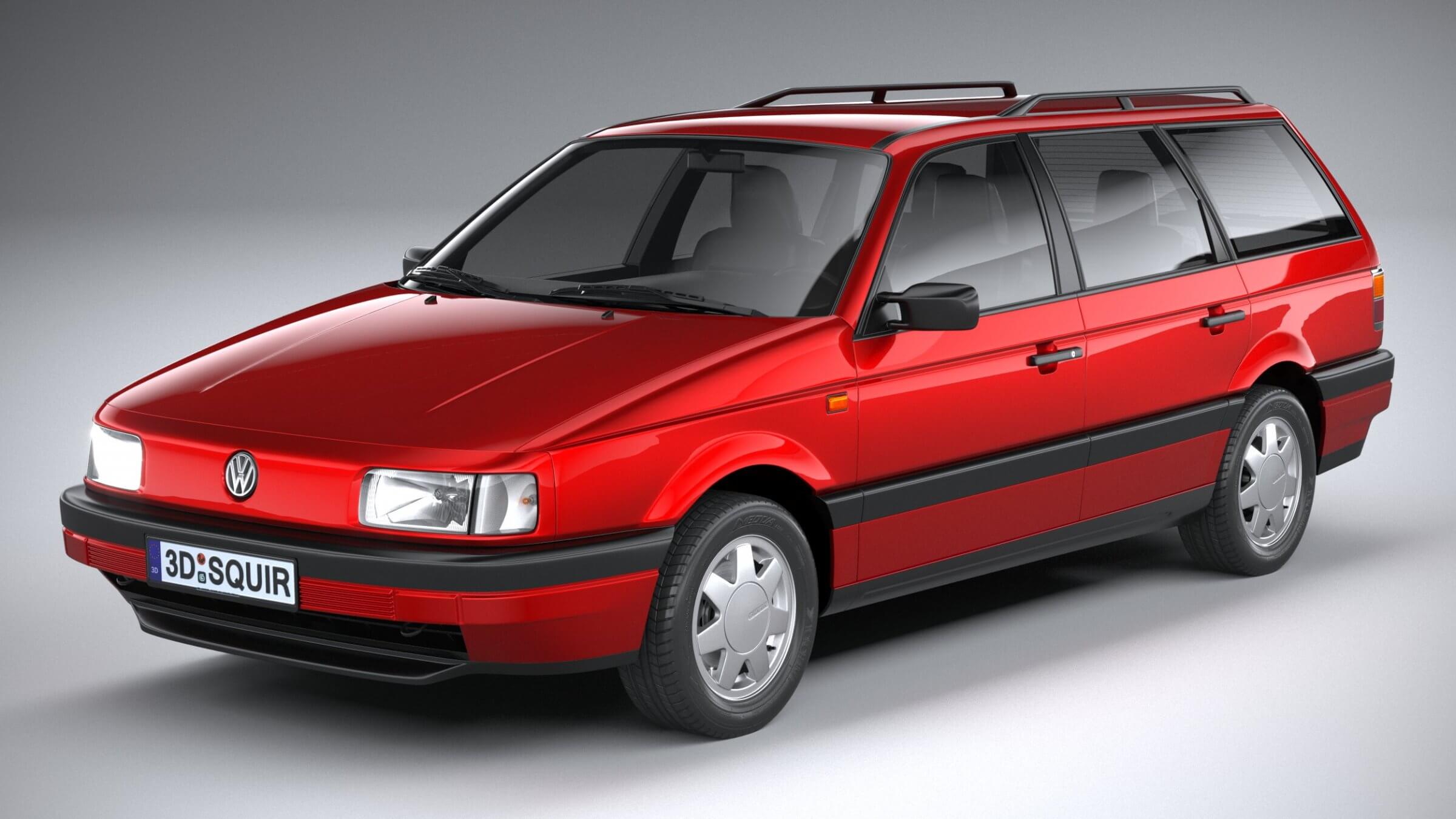 Volkswagen Passat B3 Variant - 3D Model by SQUIR