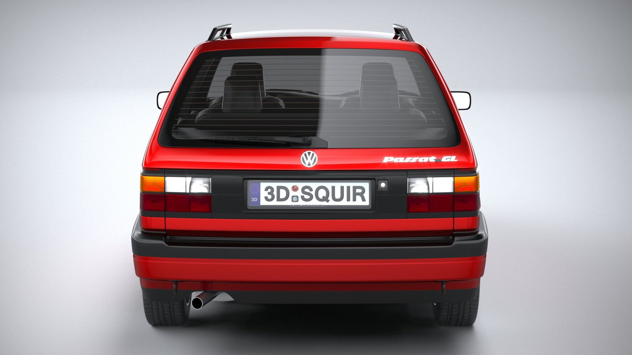Volkswagen Passat B3 Variant - 3D Model by SQUIR