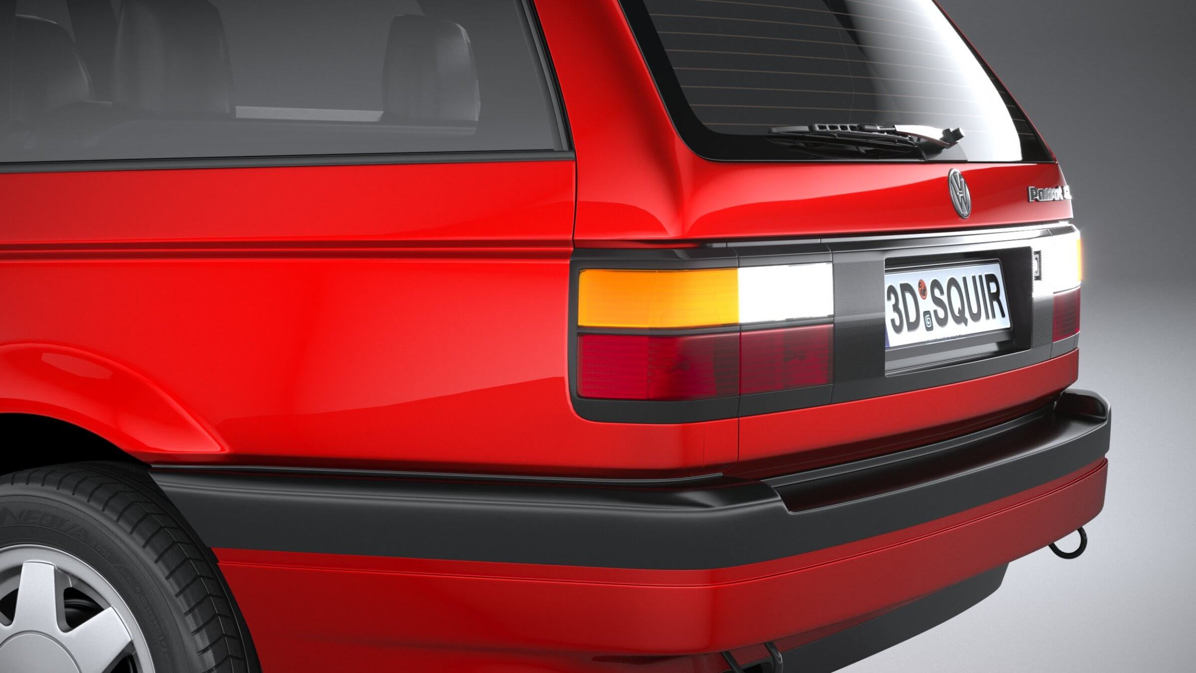 Volkswagen Passat B3 Variant - 3D Model by SQUIR