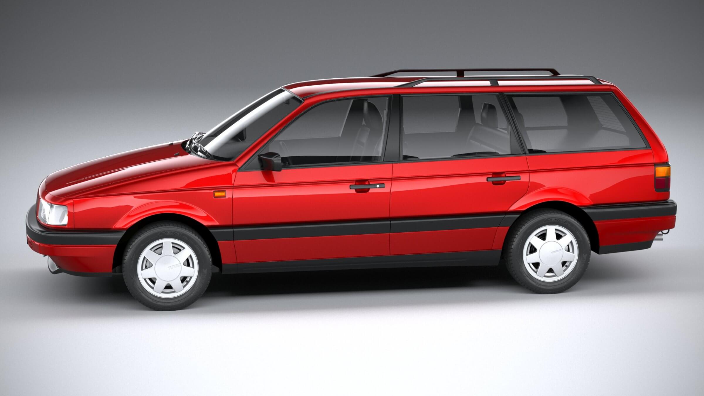 Volkswagen Passat B3 Variant - 3D Model by SQUIR