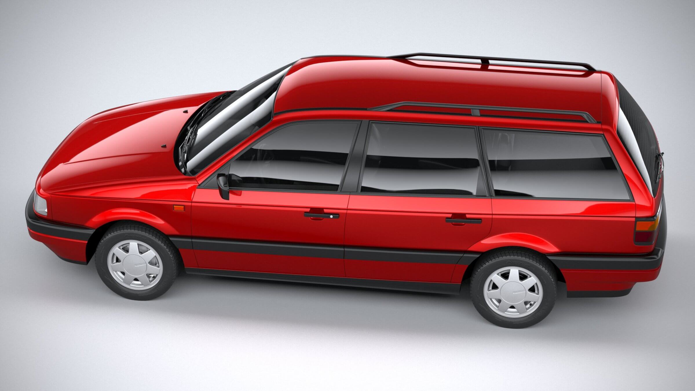 Volkswagen Passat B3 Variant - 3D Model by SQUIR