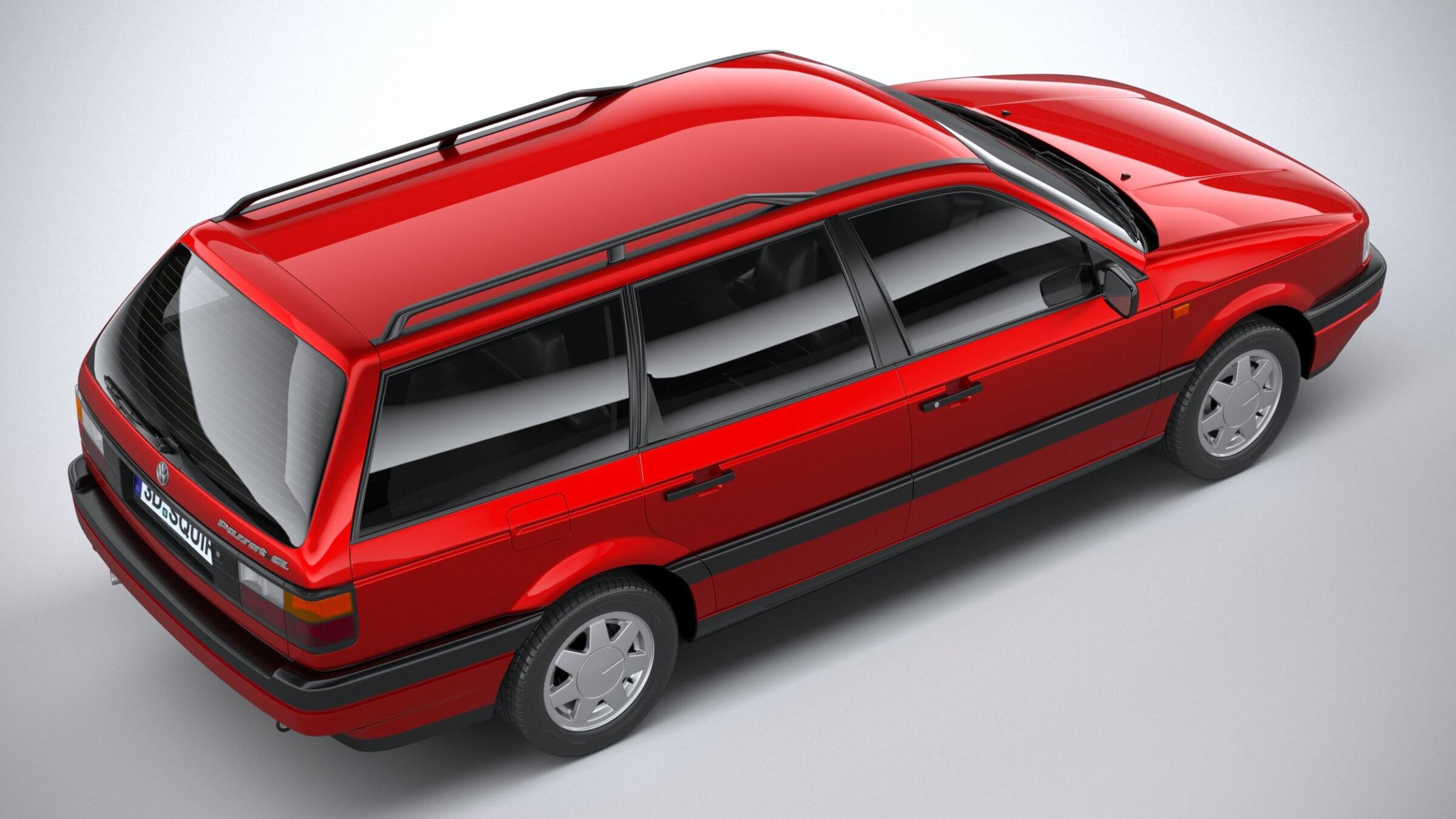 Volkswagen Passat B3 Variant - 3D Model by SQUIR