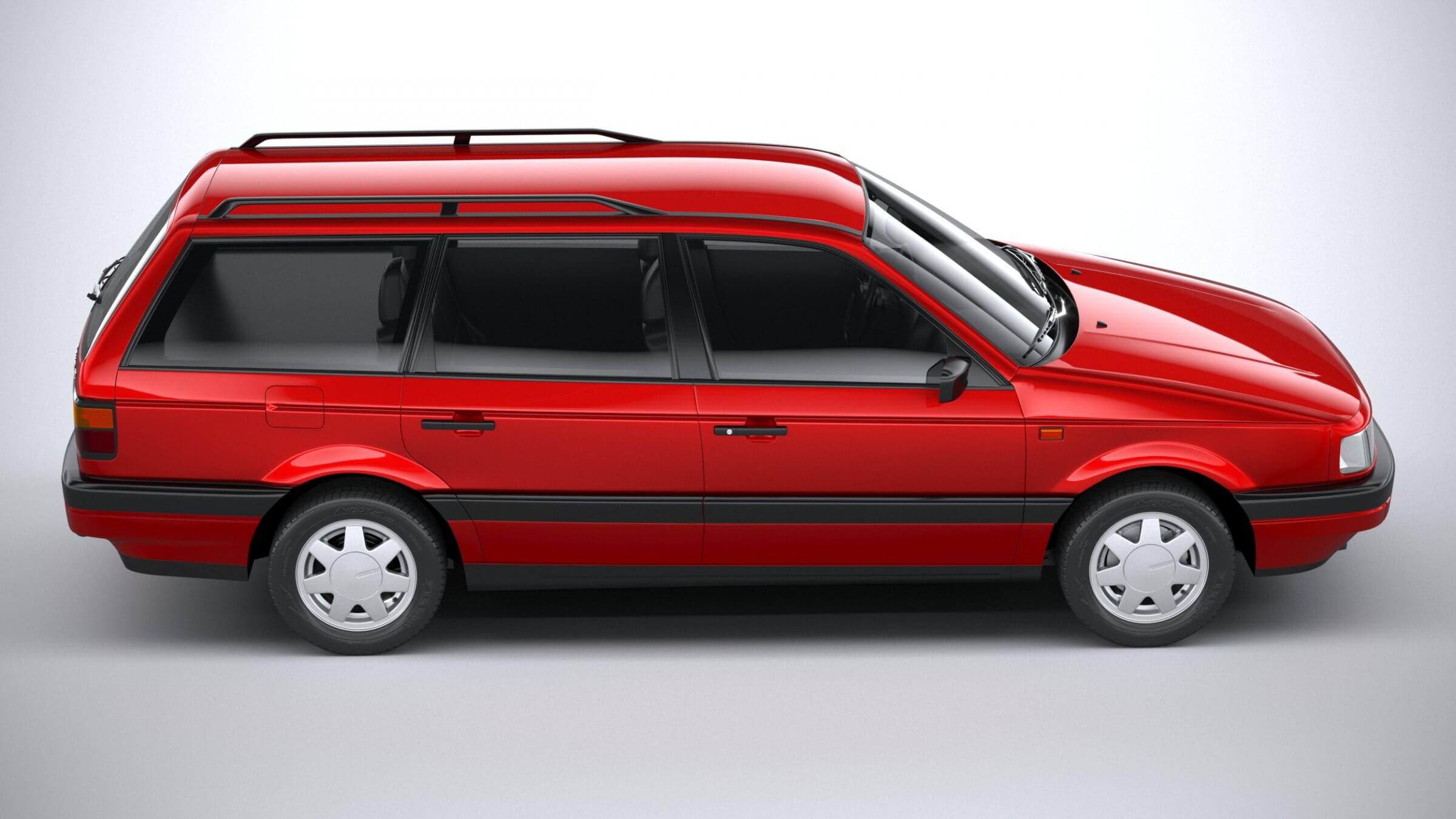 Volkswagen Passat B3 Variant - 3D Model by SQUIR