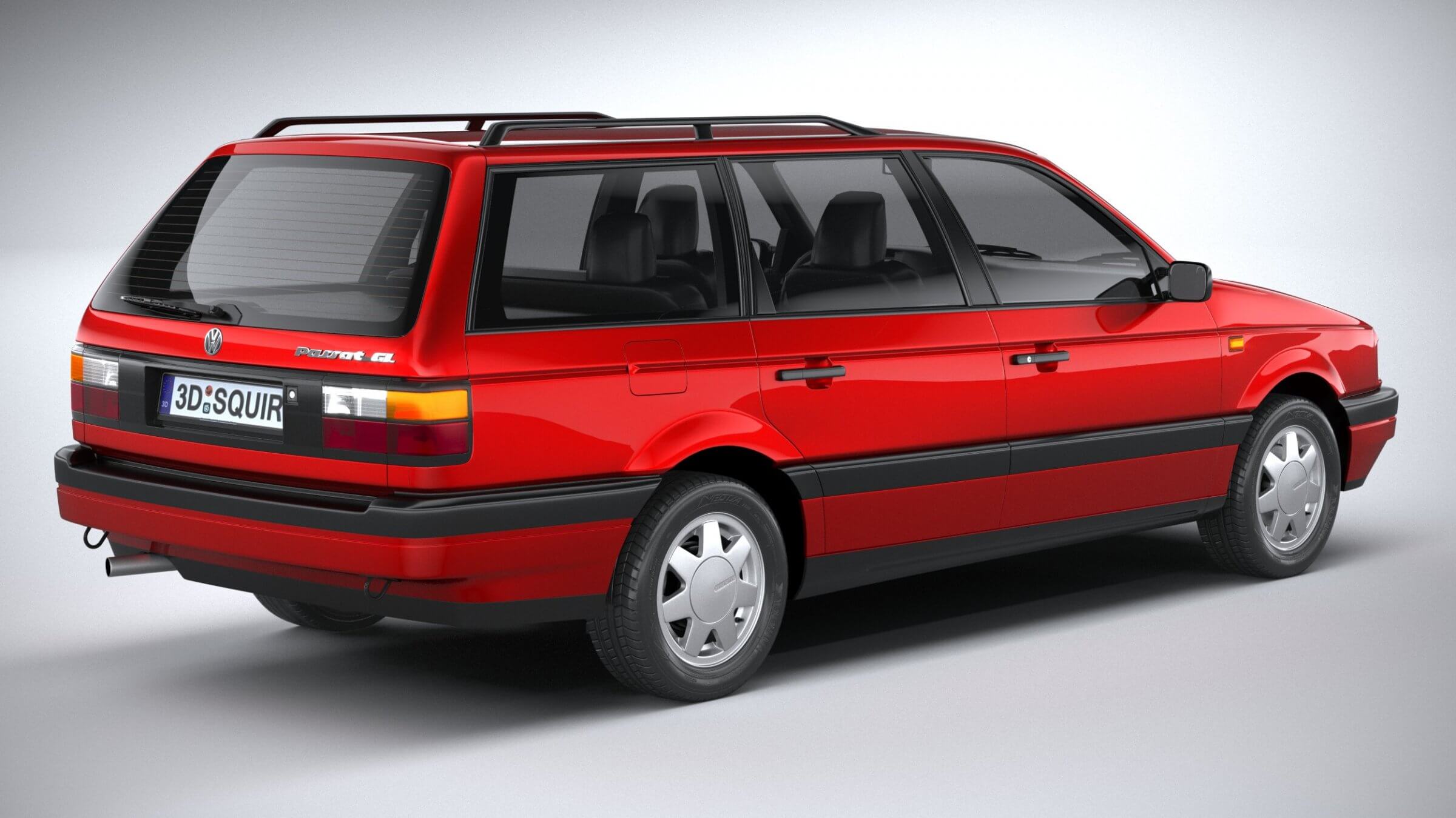 Volkswagen Passat B3 Variant - 3D Model by SQUIR