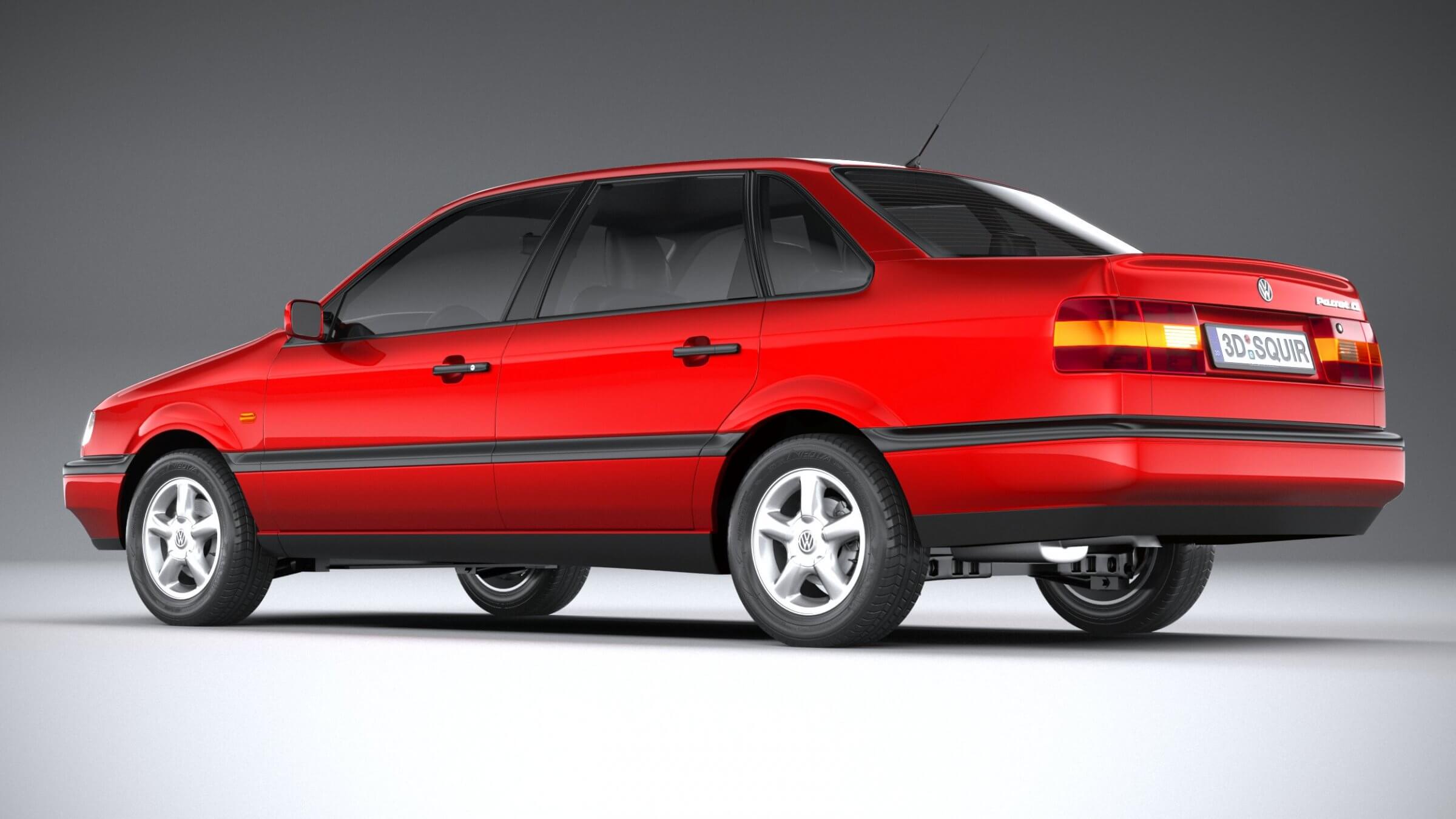 Volkswagen Passat B4 Sedan - 3D Model by SQUIR