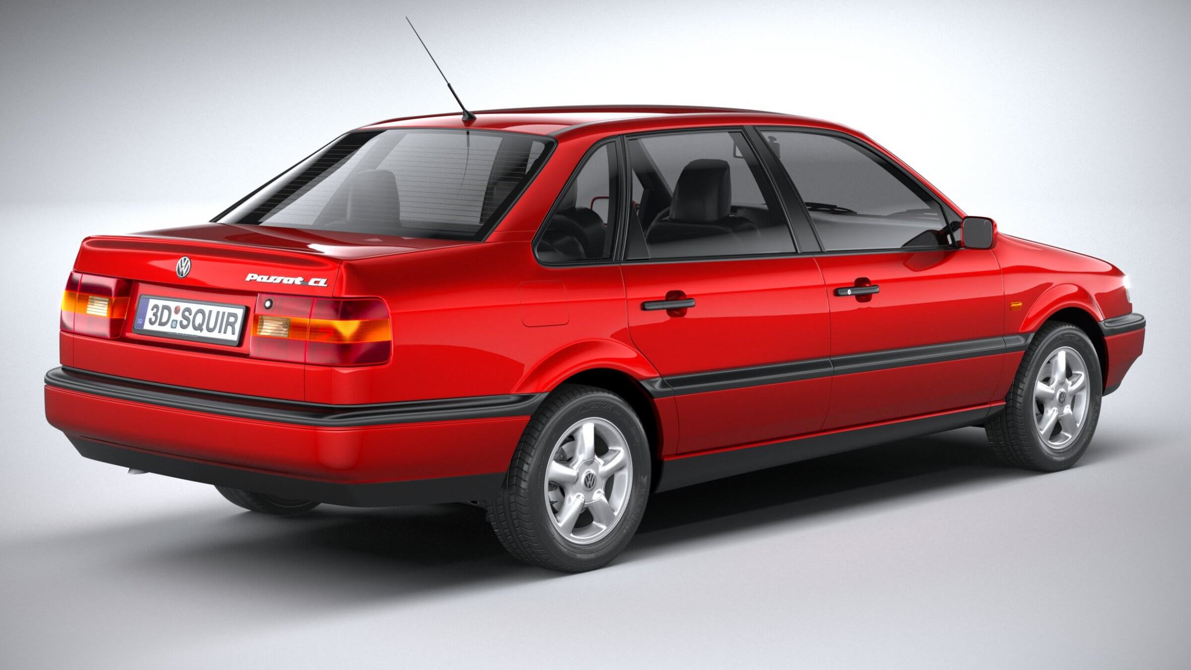 Volkswagen Passat B4 Sedan - 3D Model by SQUIR