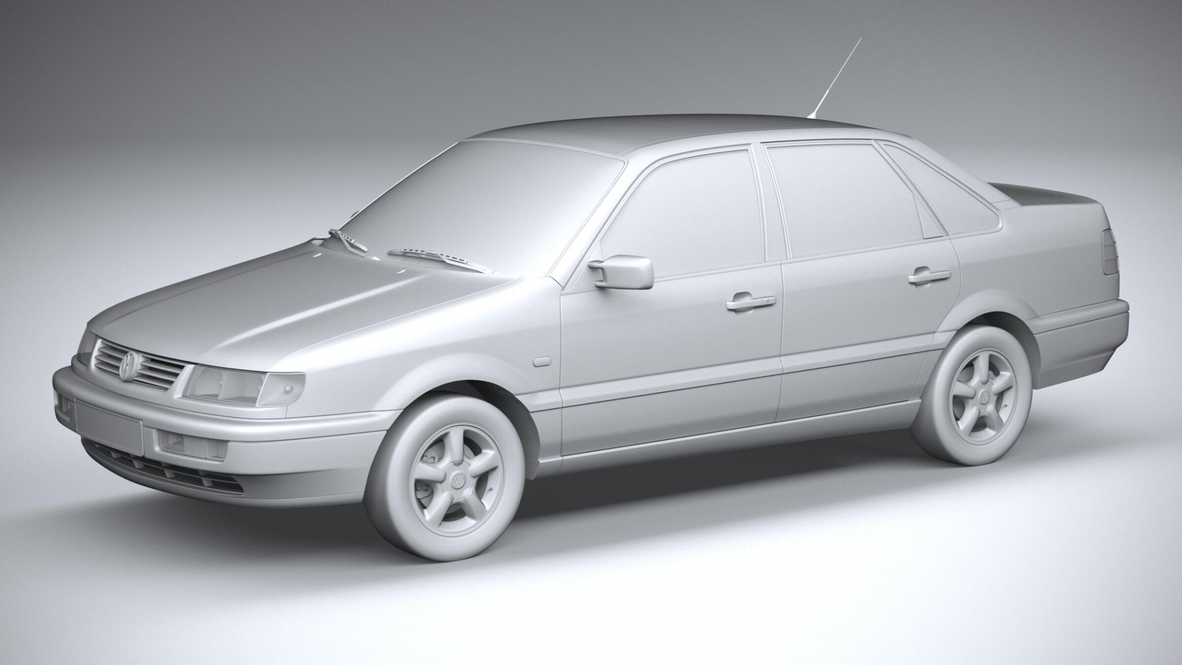 Volkswagen Passat B4 Sedan - 3D Model by SQUIR