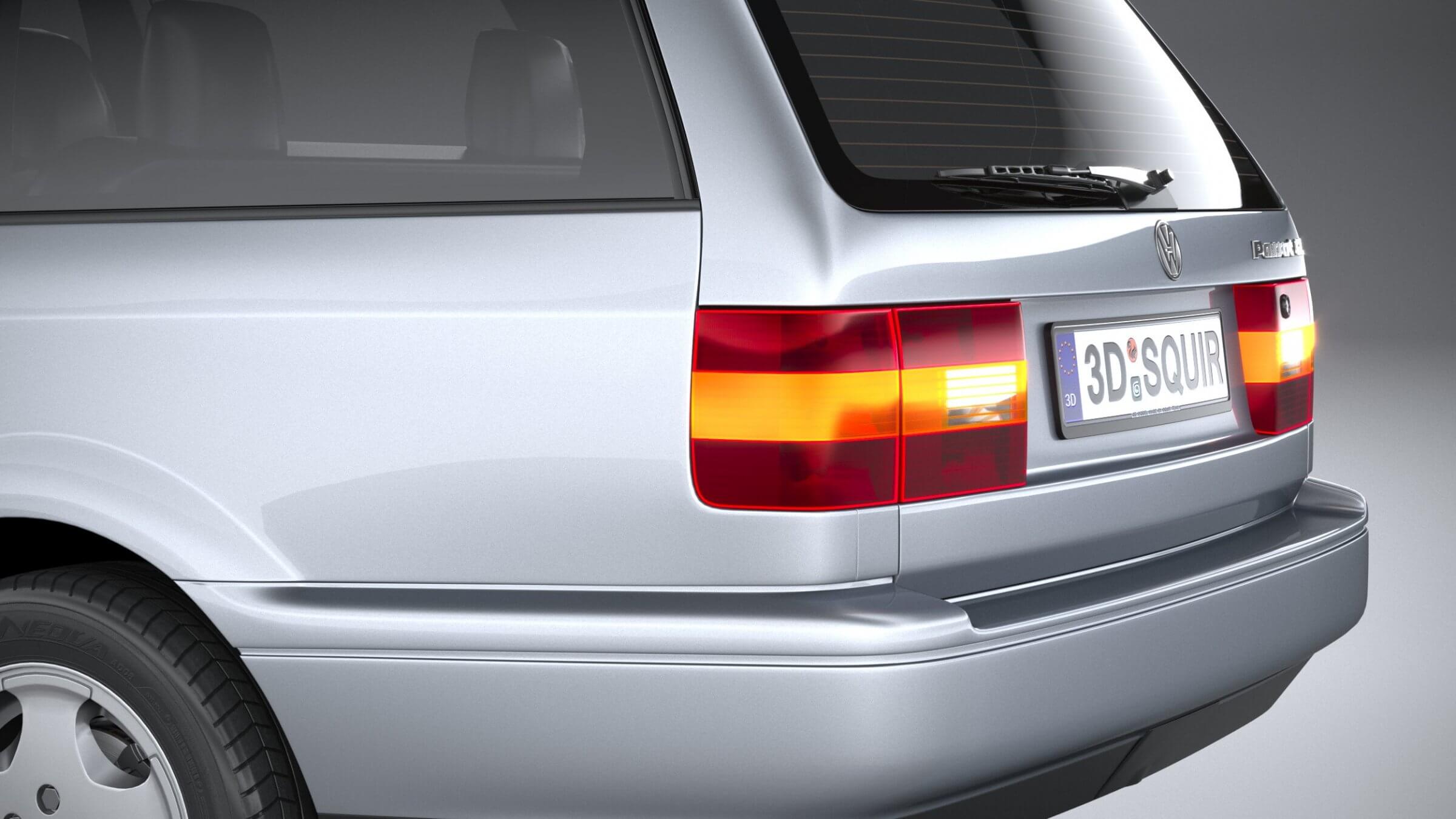 Volkswagen Passat B4 Variant - 3D Model by SQUIR