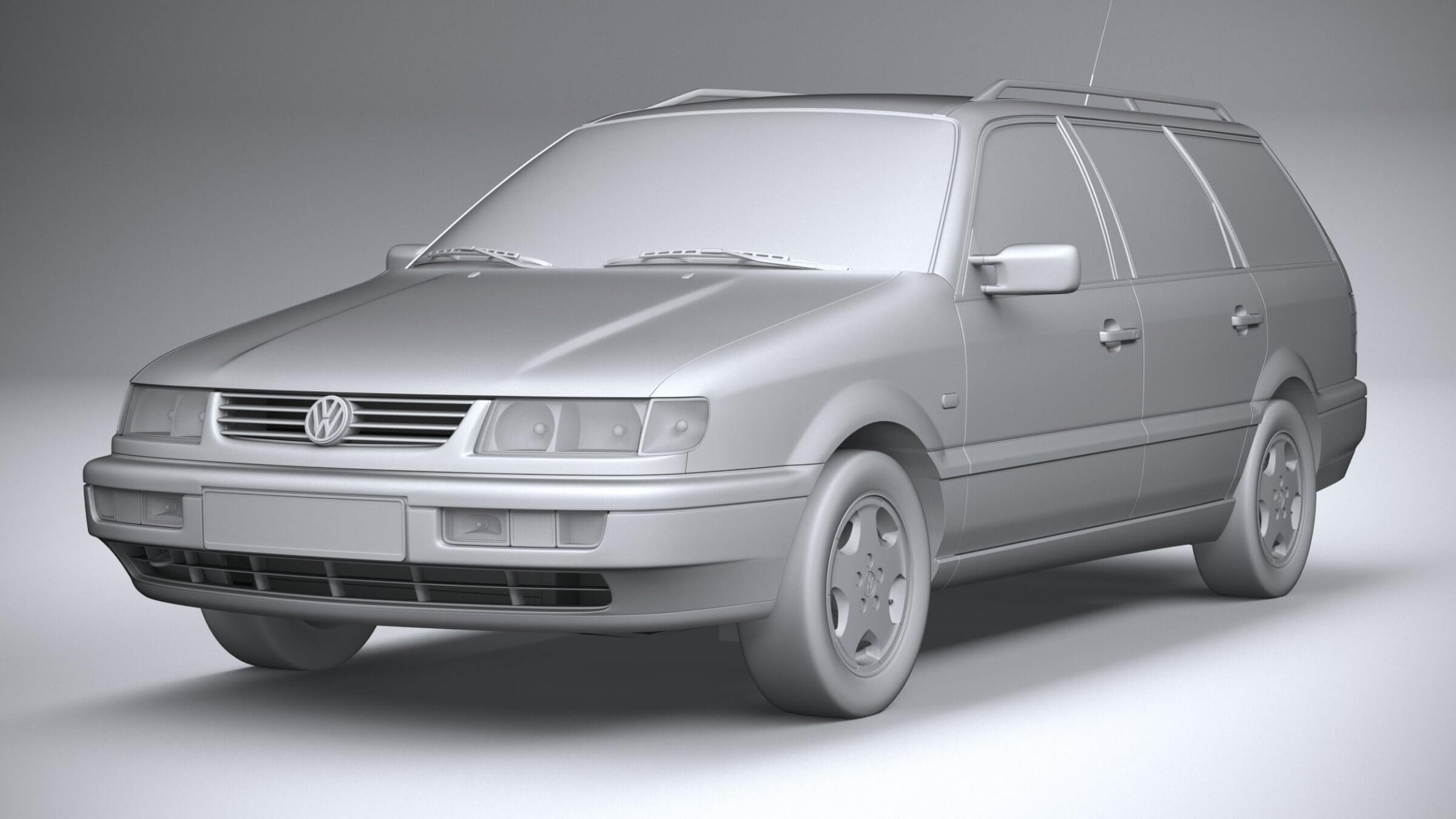 Volkswagen Passat B4 Variant - 3D Model by SQUIR