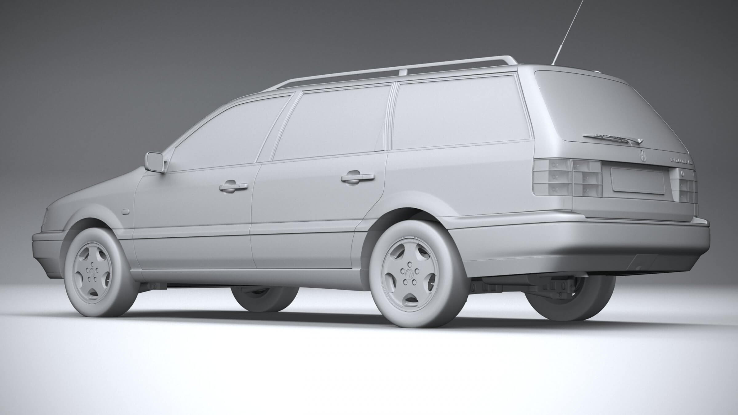 Volkswagen Passat B4 Variant - 3D Model by SQUIR