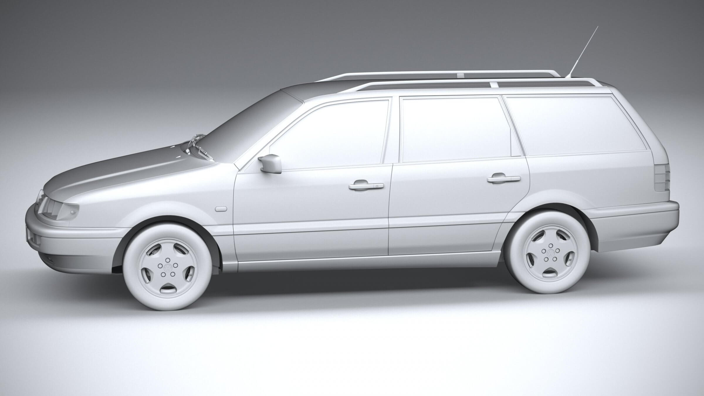 Volkswagen Passat B4 Variant - 3D Model by SQUIR