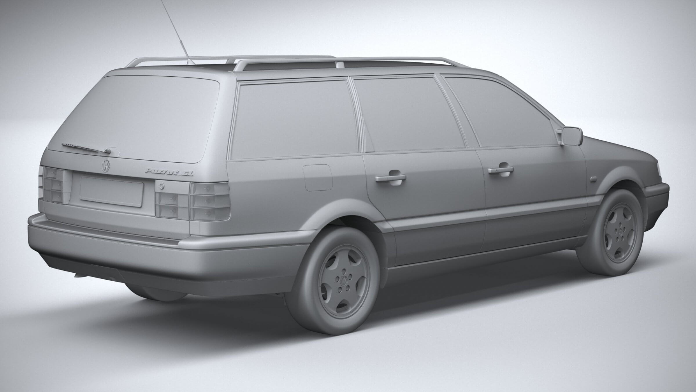 Volkswagen Passat B4 Variant - 3D Model by SQUIR