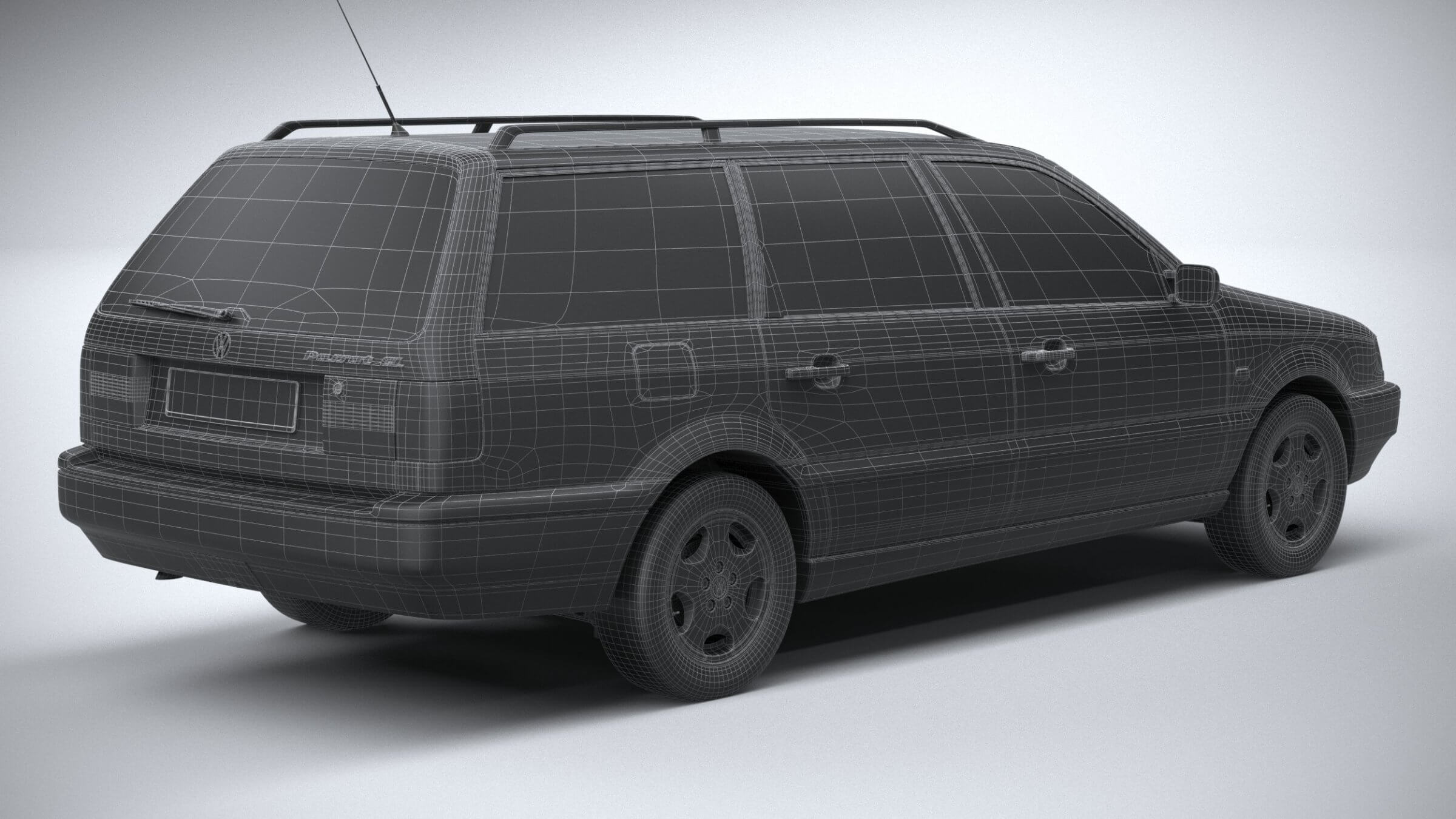 Volkswagen Passat B4 Variant - 3D Model by SQUIR