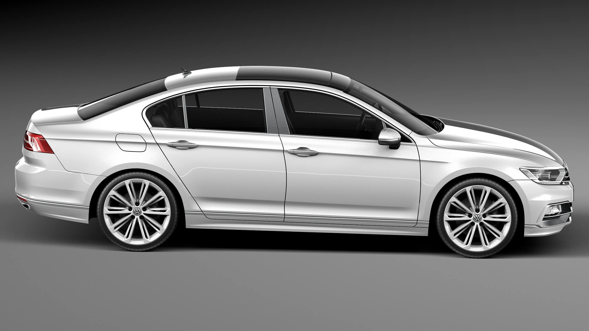 Volkswagen Passat R-Line 2015 3D Model by SQUIR