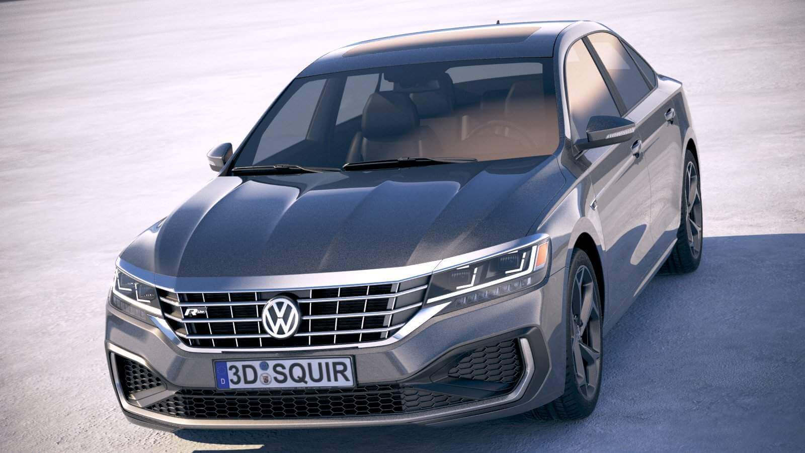 Volkswagen Passat R-Line 2020 3D Model by SQUIR