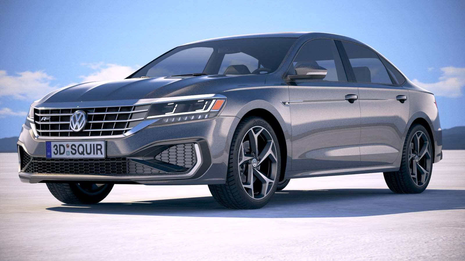 Volkswagen Passat R-Line 2020 3D Model by SQUIR